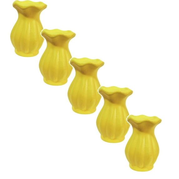 5 Mini Ceramic Vases/ Doll Potted Plant Model House Decor Sturdy ...