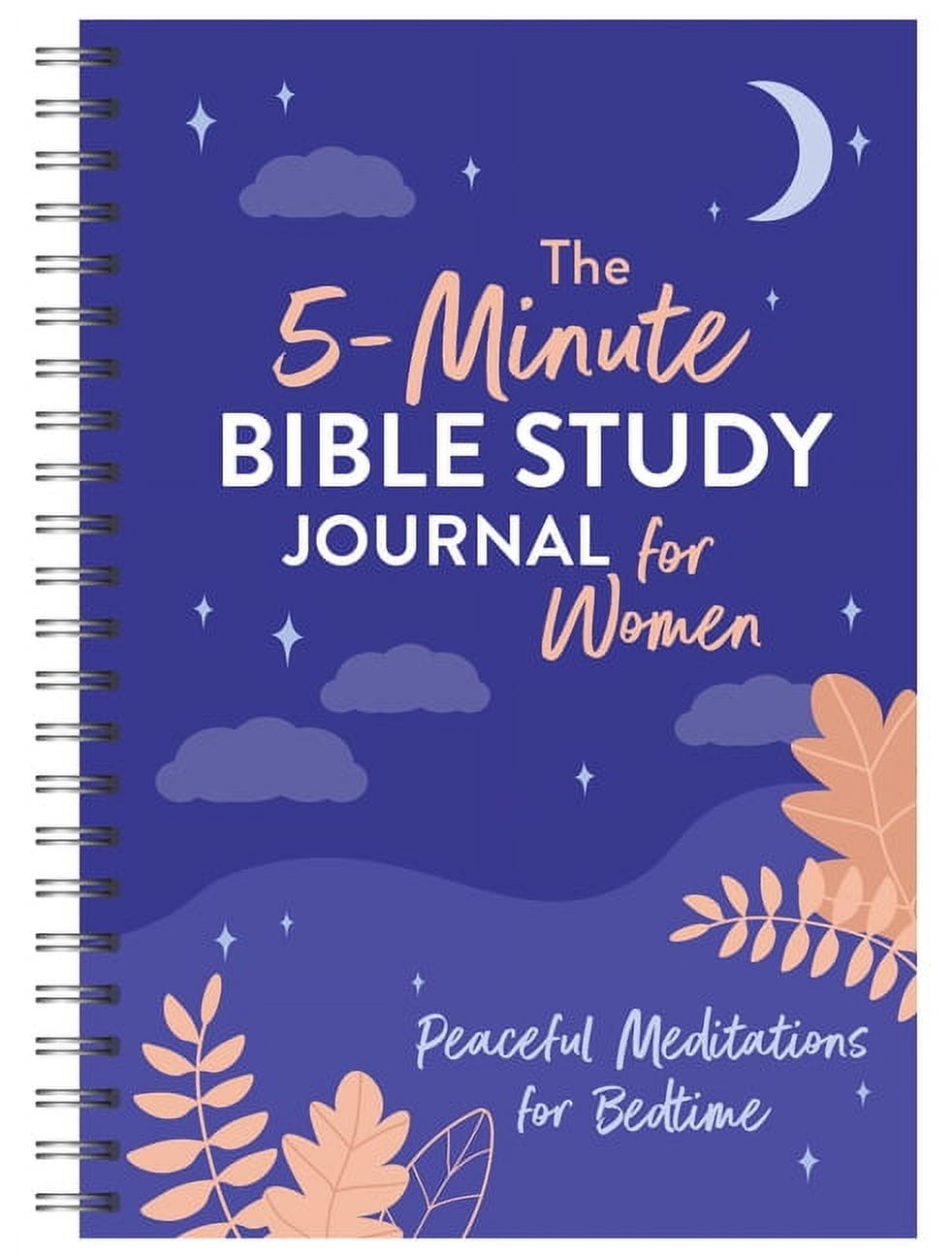 The 5 Minute Bible Study Journal For Women Peaceful Meditations For