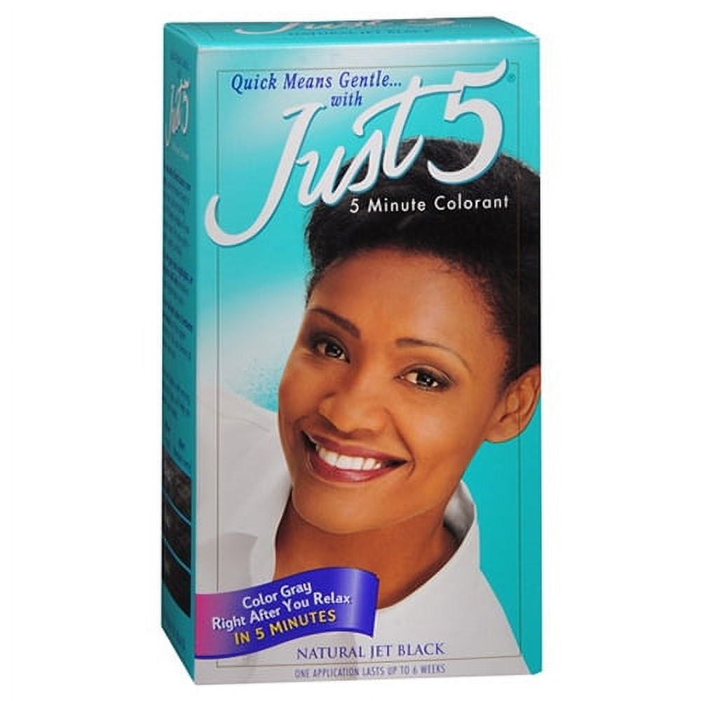 5 Minute Colorant By Just 5 Hair Color, Darkest Brown - 1 Ea, 6 Pack ...