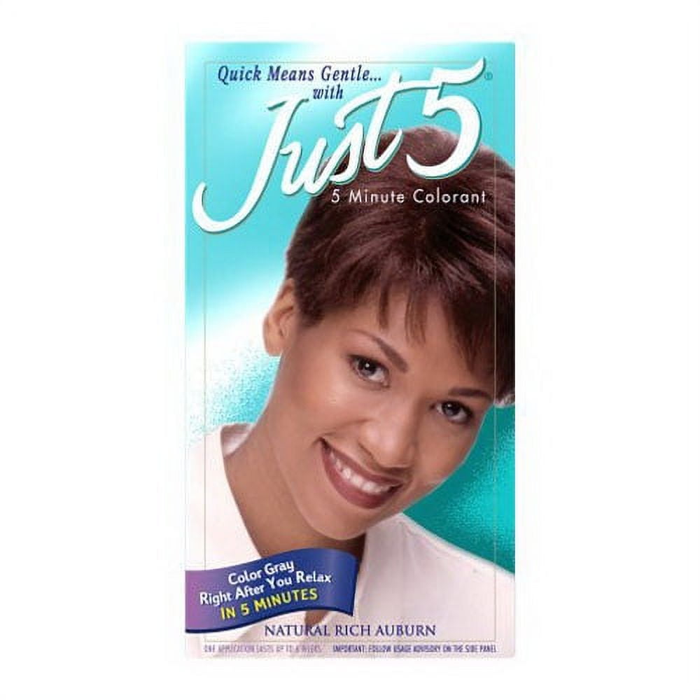 5 Minute Colorant By Just 5 Hair Color, Rich Aurburn, 1 Ea, 3 Pack ...