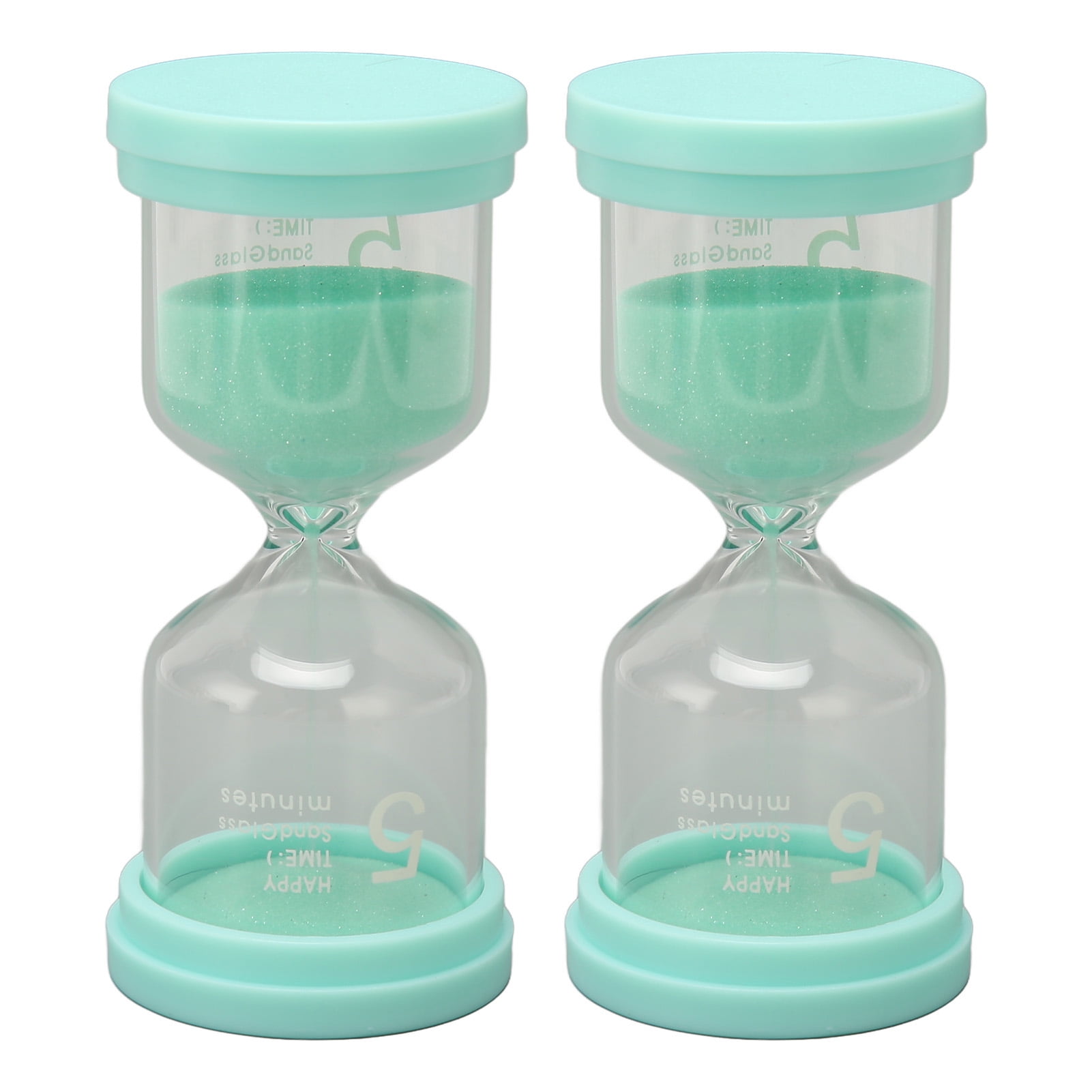 5-Minute Green Sand Timer, Durable Plastic & Glass, Portable for ...