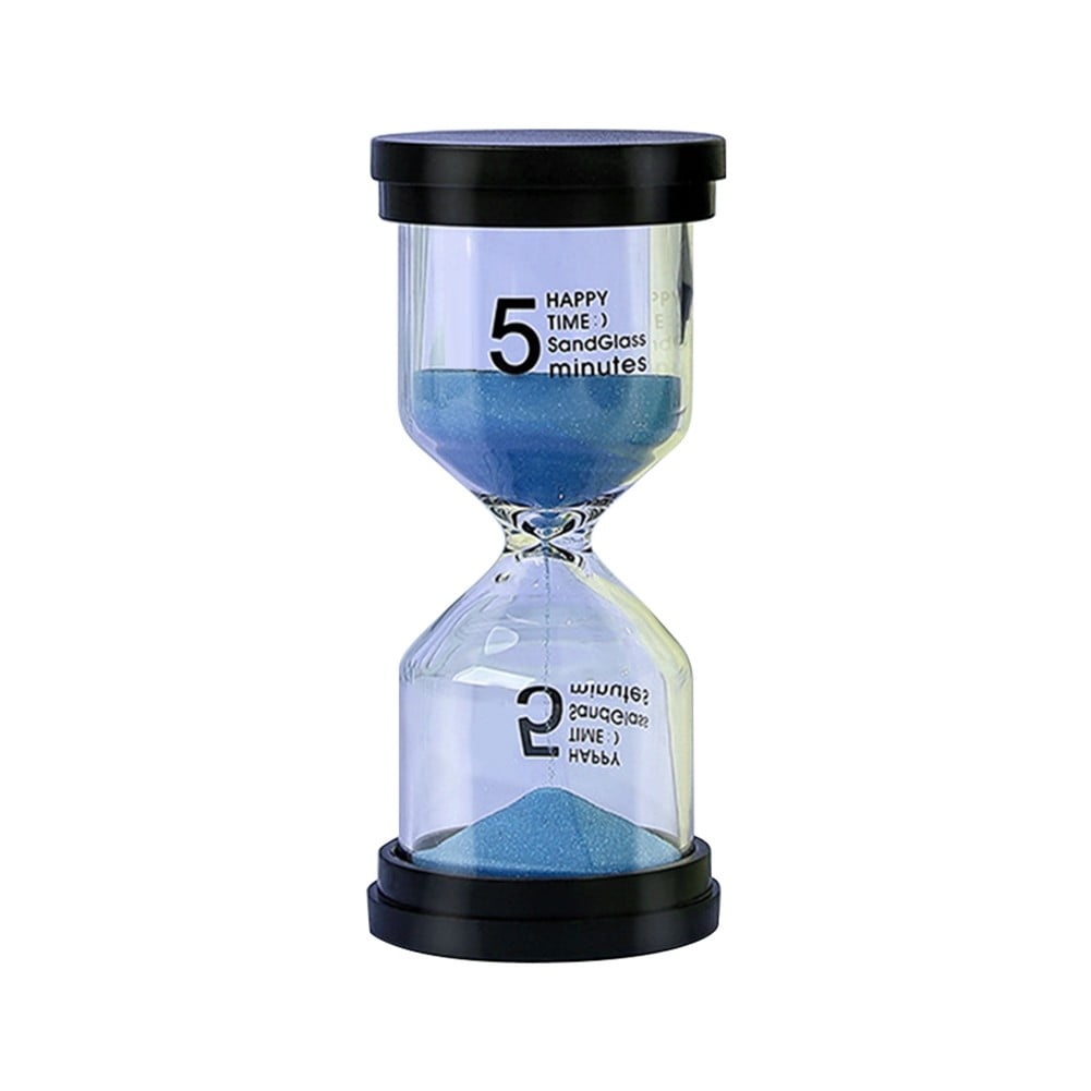 5 Minutes Colorful Hourglass Sandglass Children KidGift Toy Sand Timer ...