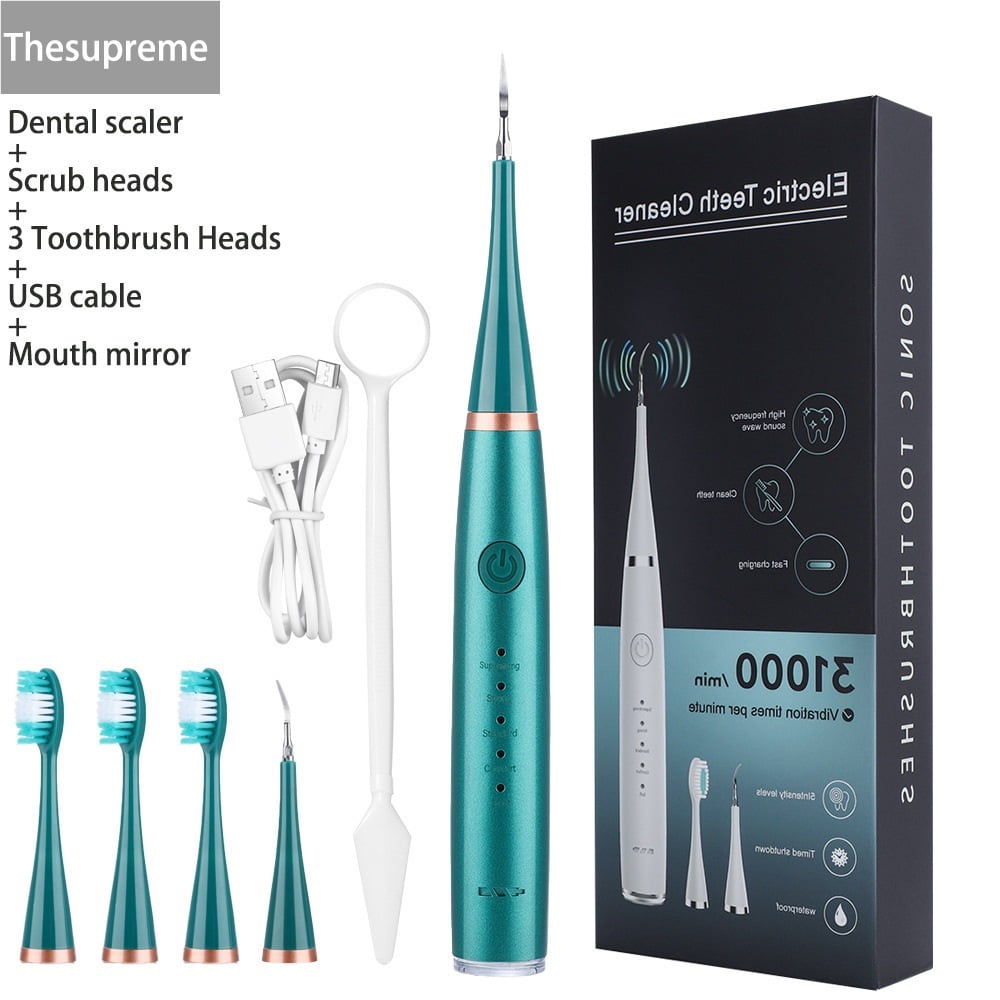 5 Modes High Frequency Silent Ultrasonic Electric Toothbrush - Teeth ...