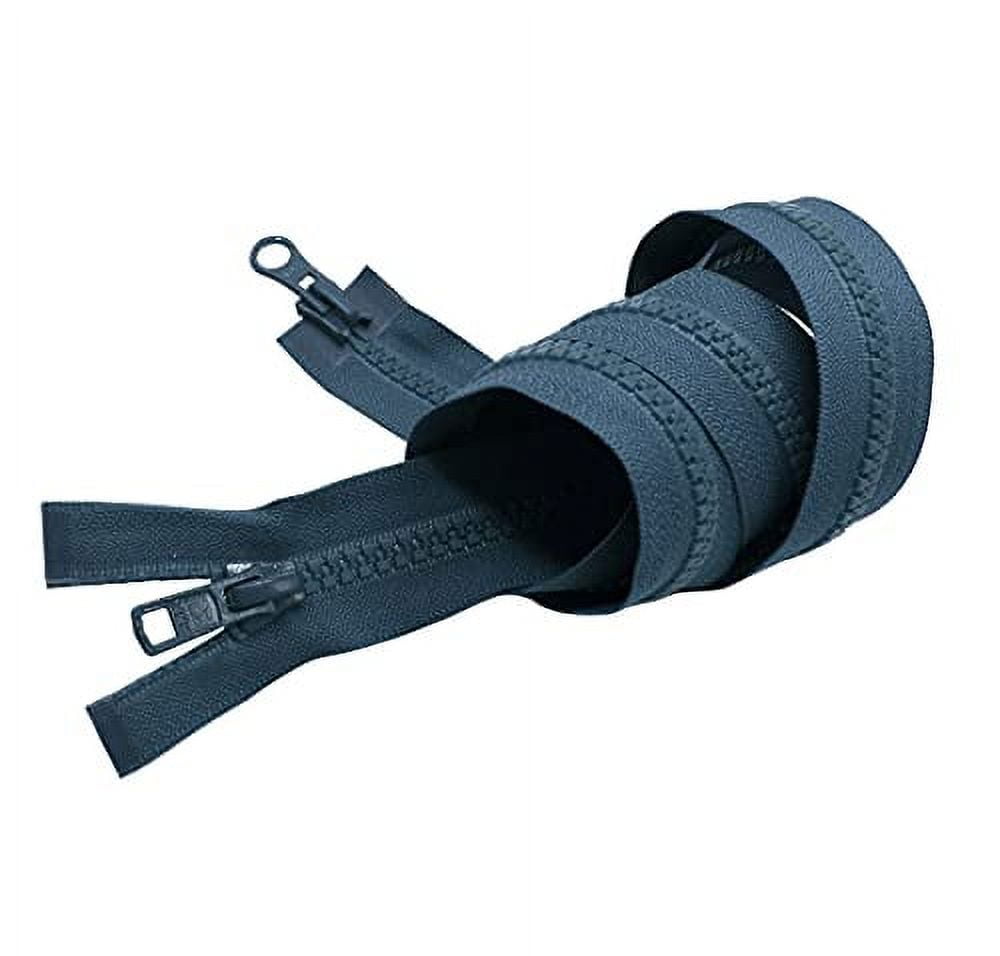 #5 Molded Vislon Crayon Blue YKK Jacket 2-Way Separating Zipper - Choose Your Length - Color ...