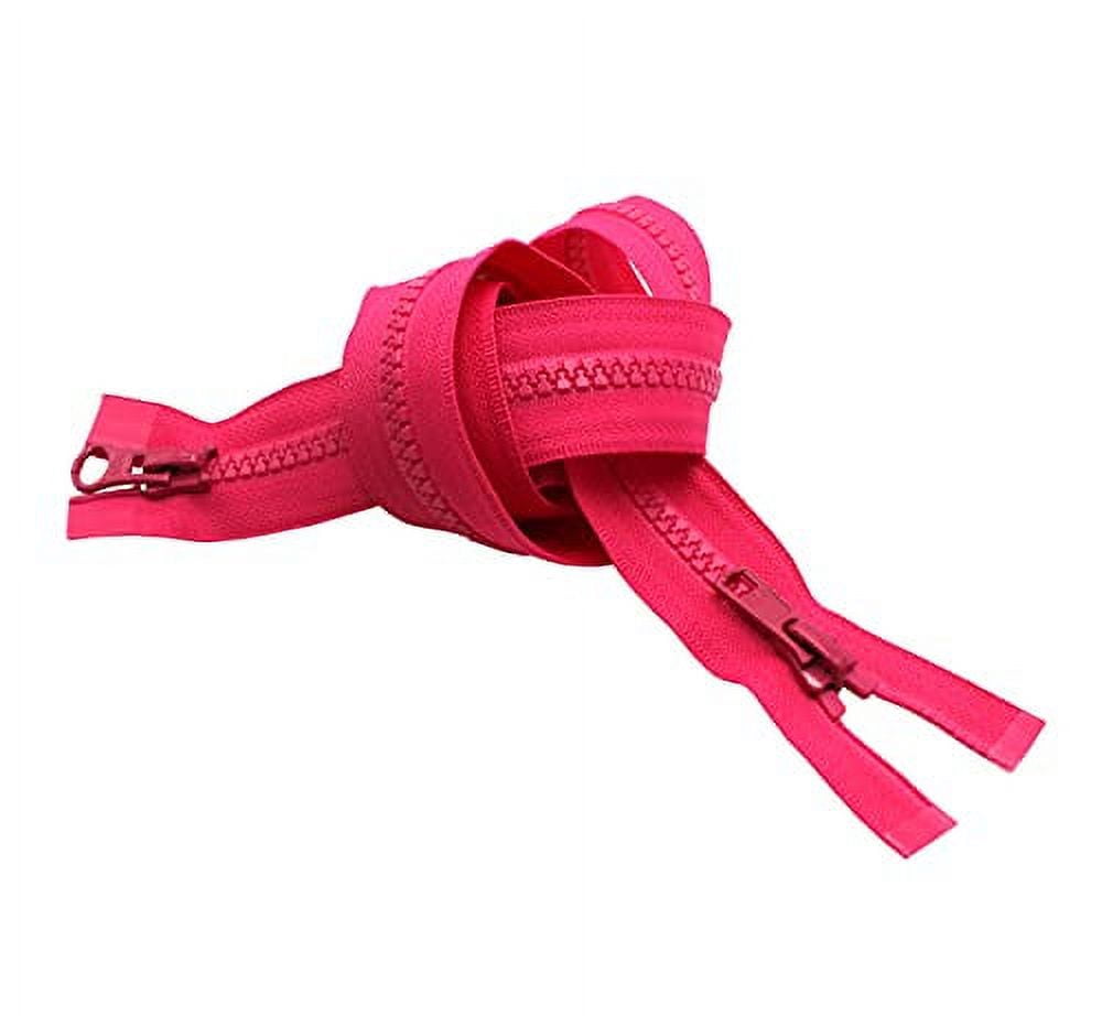 #5 Molded Vislon Lipstick Pink YKK Jacket 2-Way Separating Zipper ...