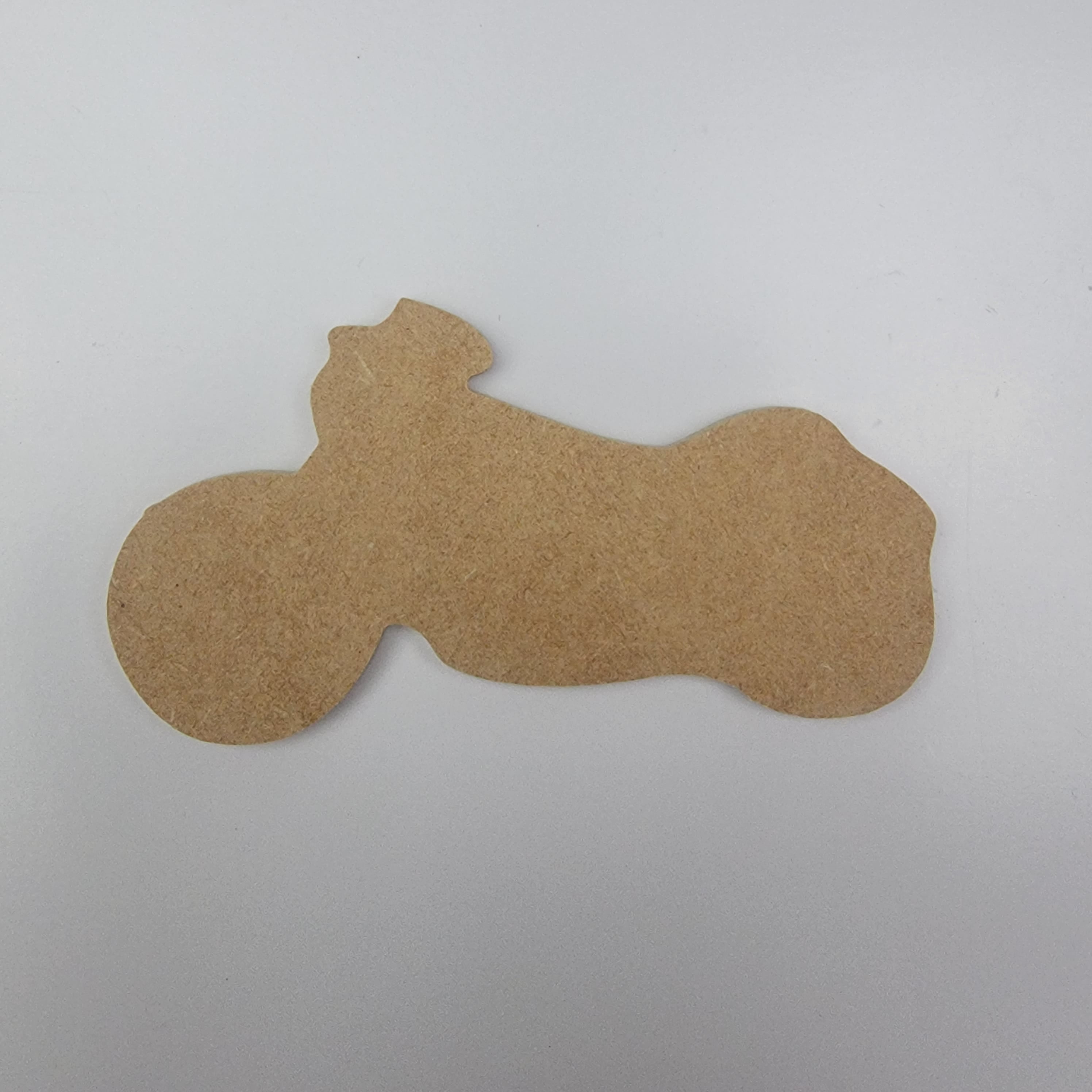 5" Motorcycle, Unfinished MDF Art Shape by Wooden Craft Cutouts, 1-8 ...