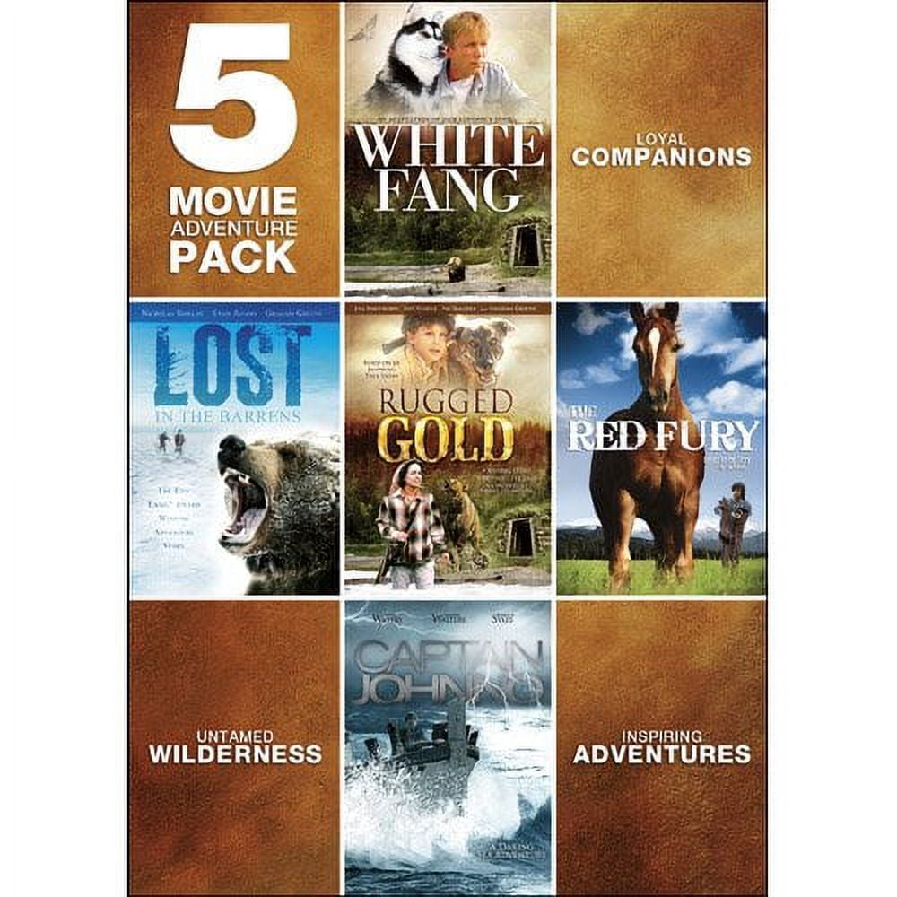 5-Movie Adventure Pack DVD - Walmart.com