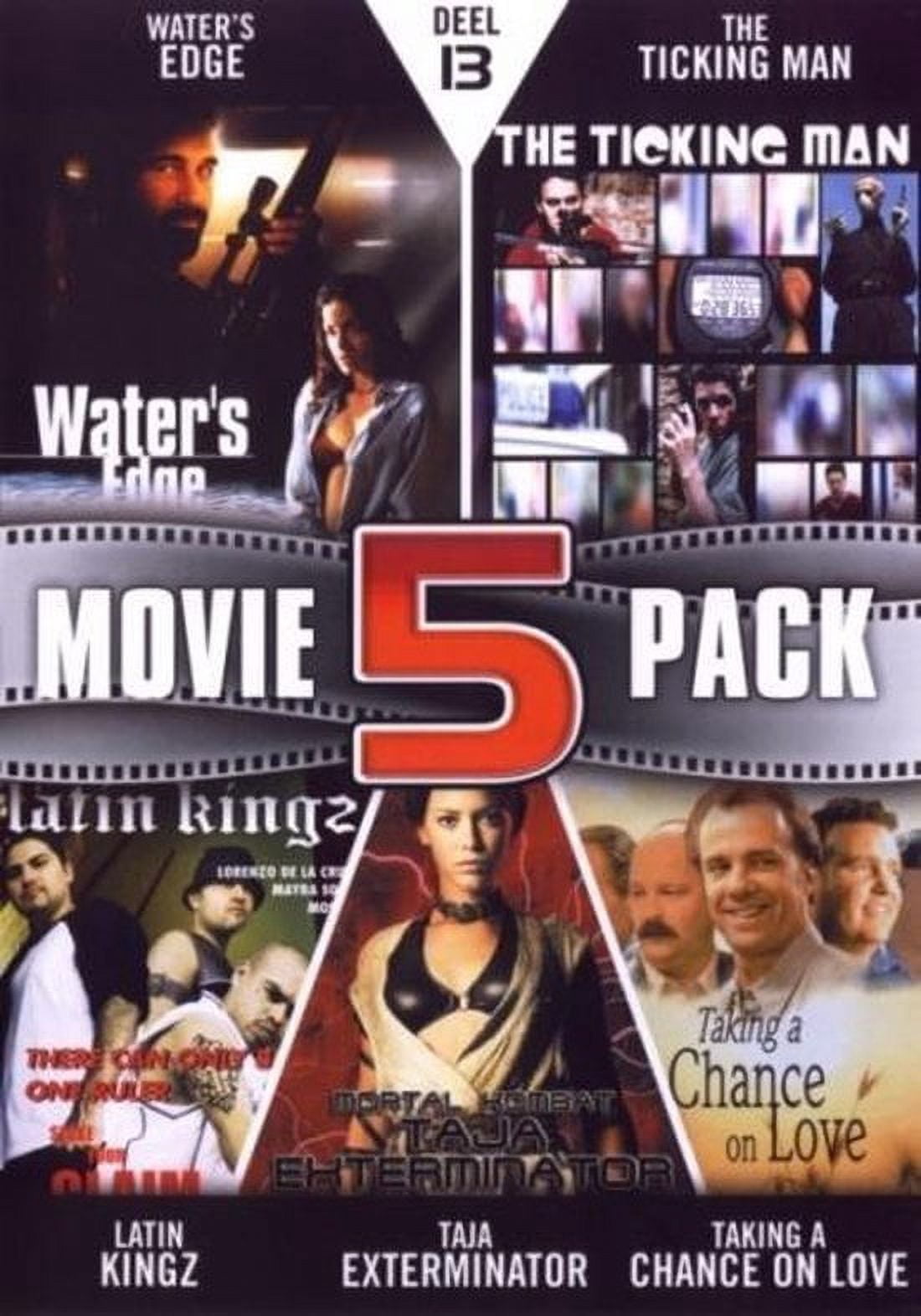 5 Movie Collection 13 ( Water's Edge / The Ticking Man / Latin Kingz ...