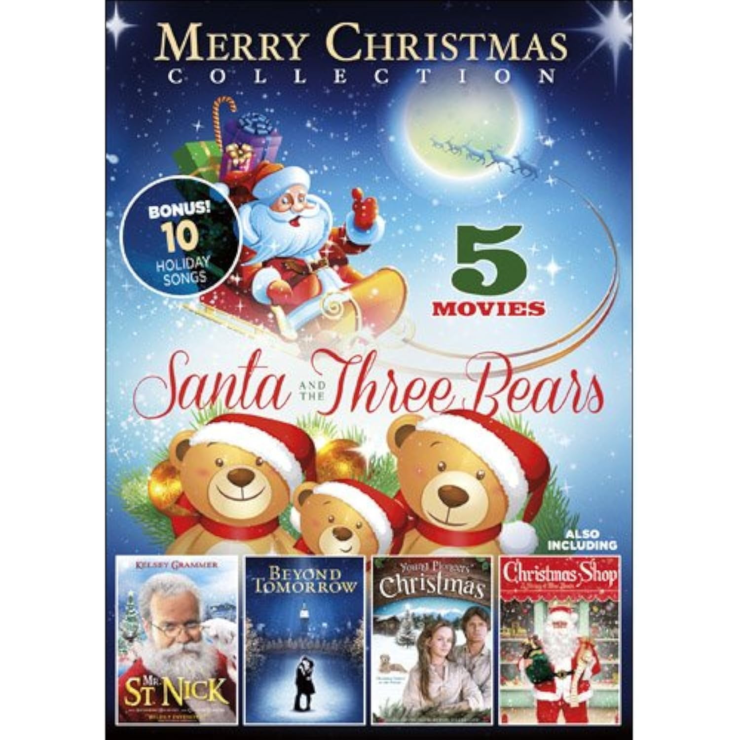 5-Movie Merry Christmas Collection with Bonus Holiday MP3 (DVD) NEW ...