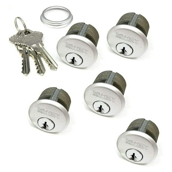 5 New Mortise Lock Cylinders 1" for Store Front Entry Door Adams Rite ...