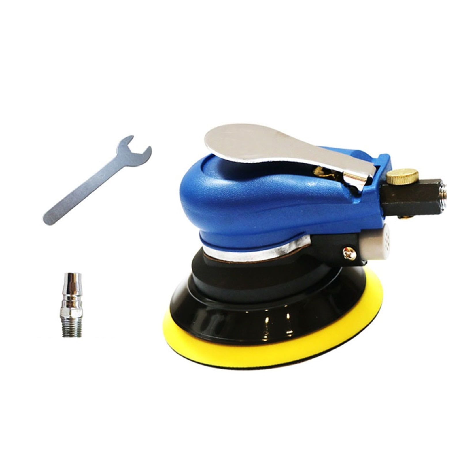 5" Non-Dust-Absorbing Matte Surface Circular Pneumatic Sandpaper Random ...