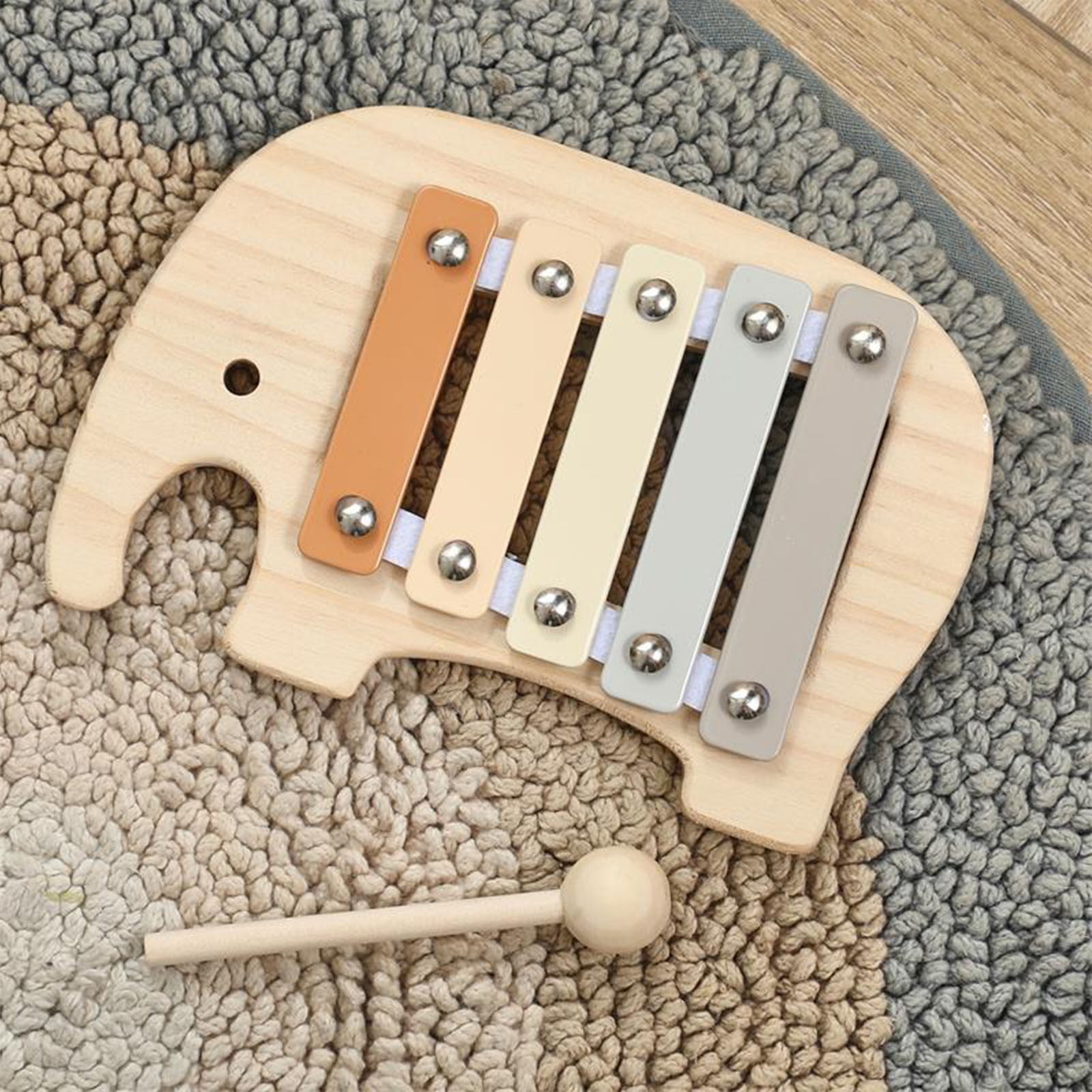 5 Note Xylophone Xylophone Musical Toy Coordination Color Perception ...