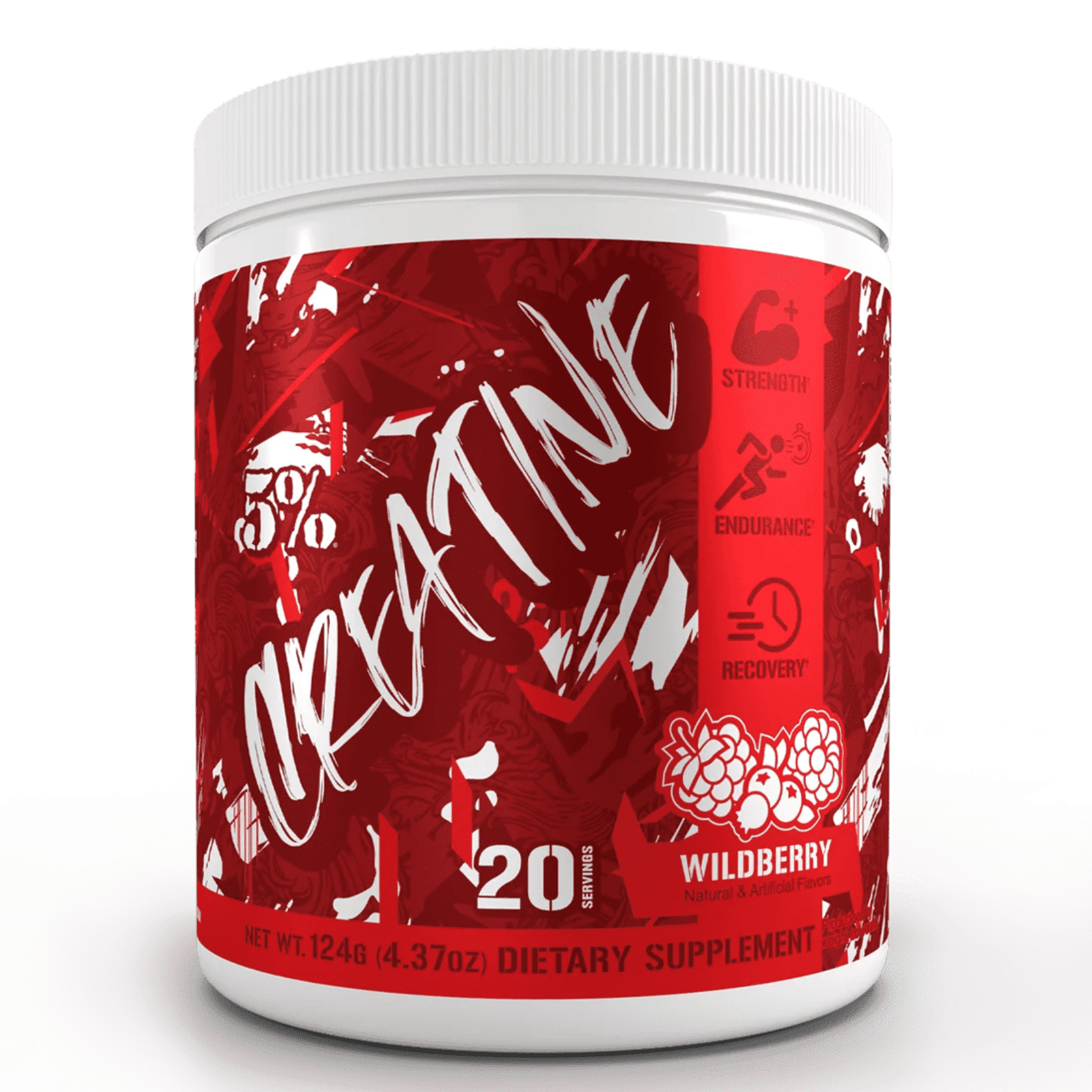 5% Nutrition Code Red Micronized Creatine | Monohydrate Powder Blend ...