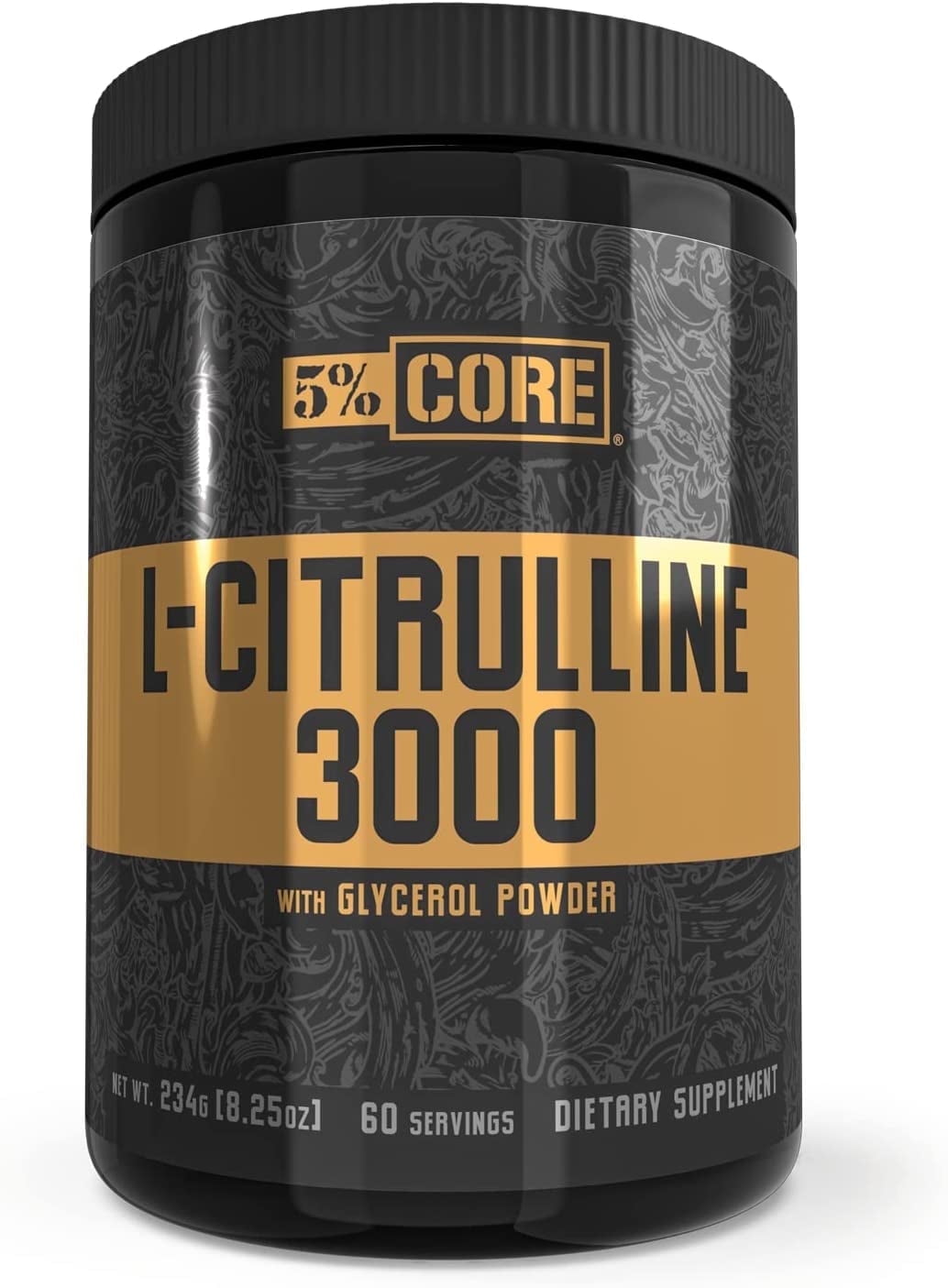 5% Nutrition Core L-Citrulline 3000 with Glycerol | Nitric Oxide ...