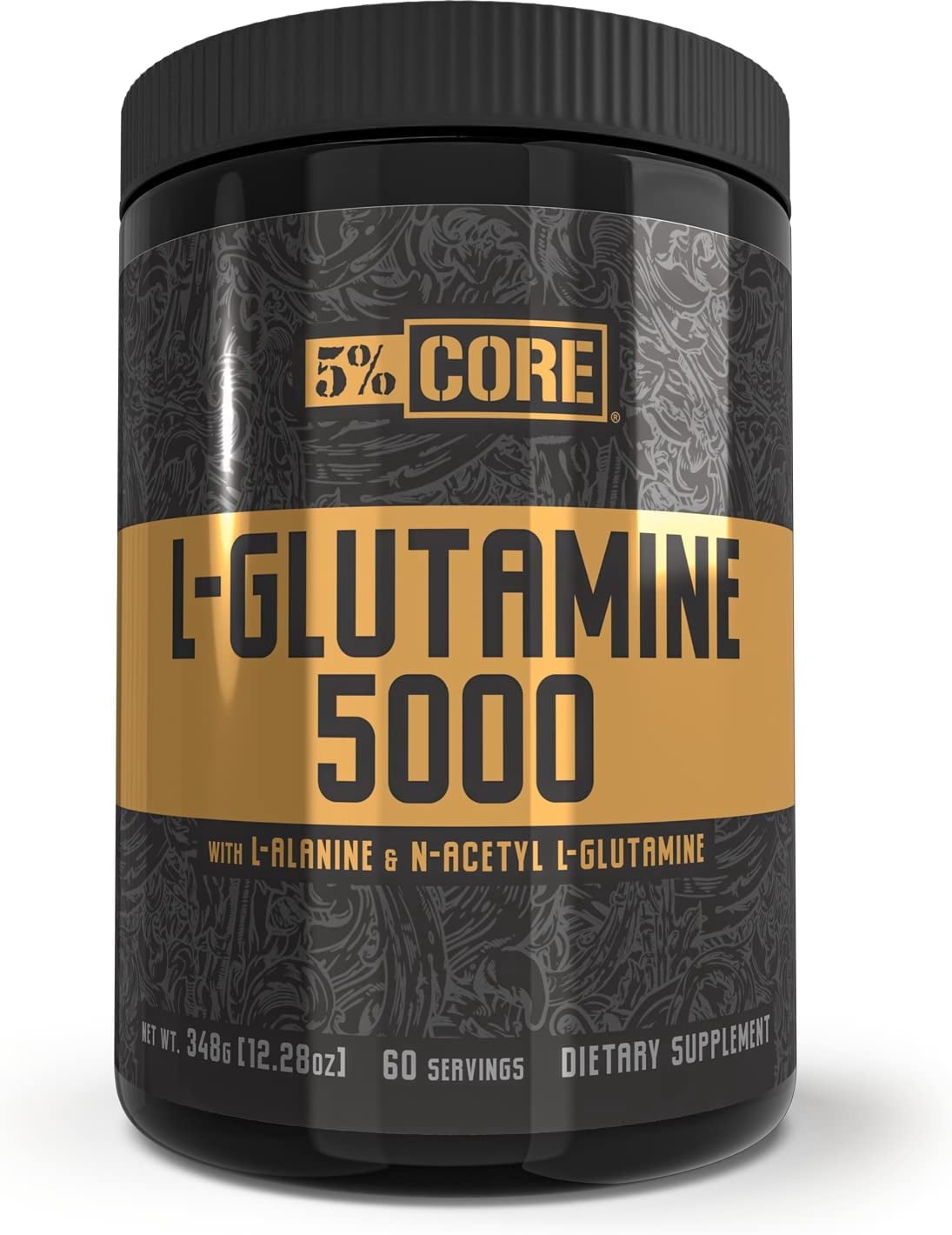 5% Nutrition Core L-Glutamine 5000 Supplement w/L-Alanine | Immune ...