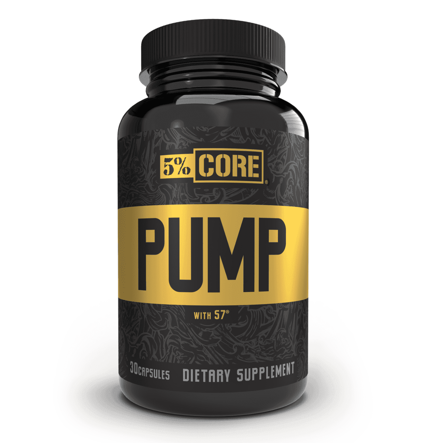 5% Nutrition Core Pump Capsules, Nitric Oxide Booster, Low-Stim ...
