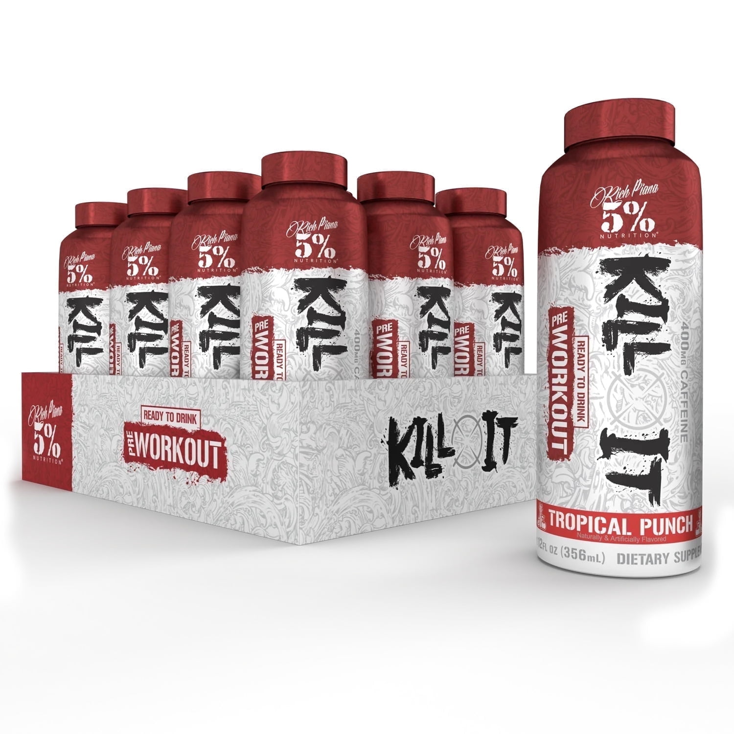 5% Nutrition Kill It Ready-to-Drink High Stim Pre Workout | 400mg ...