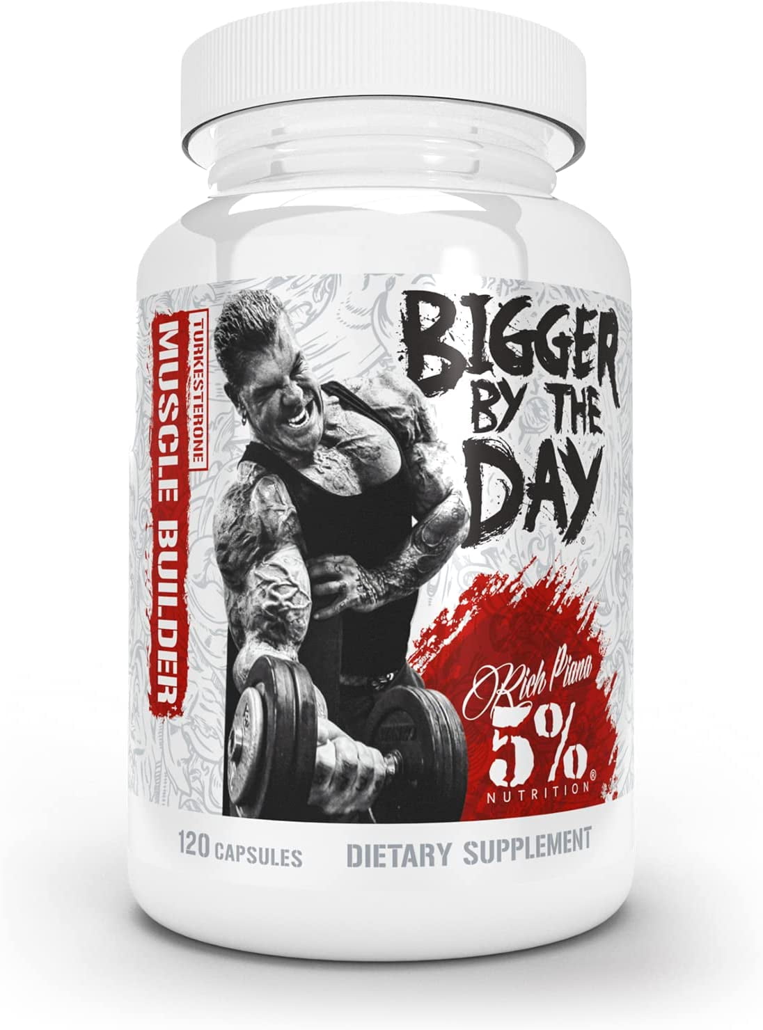 5% Nutrition Rich Piana BiggerByTheDay | Anabolic Muscle Builder ...