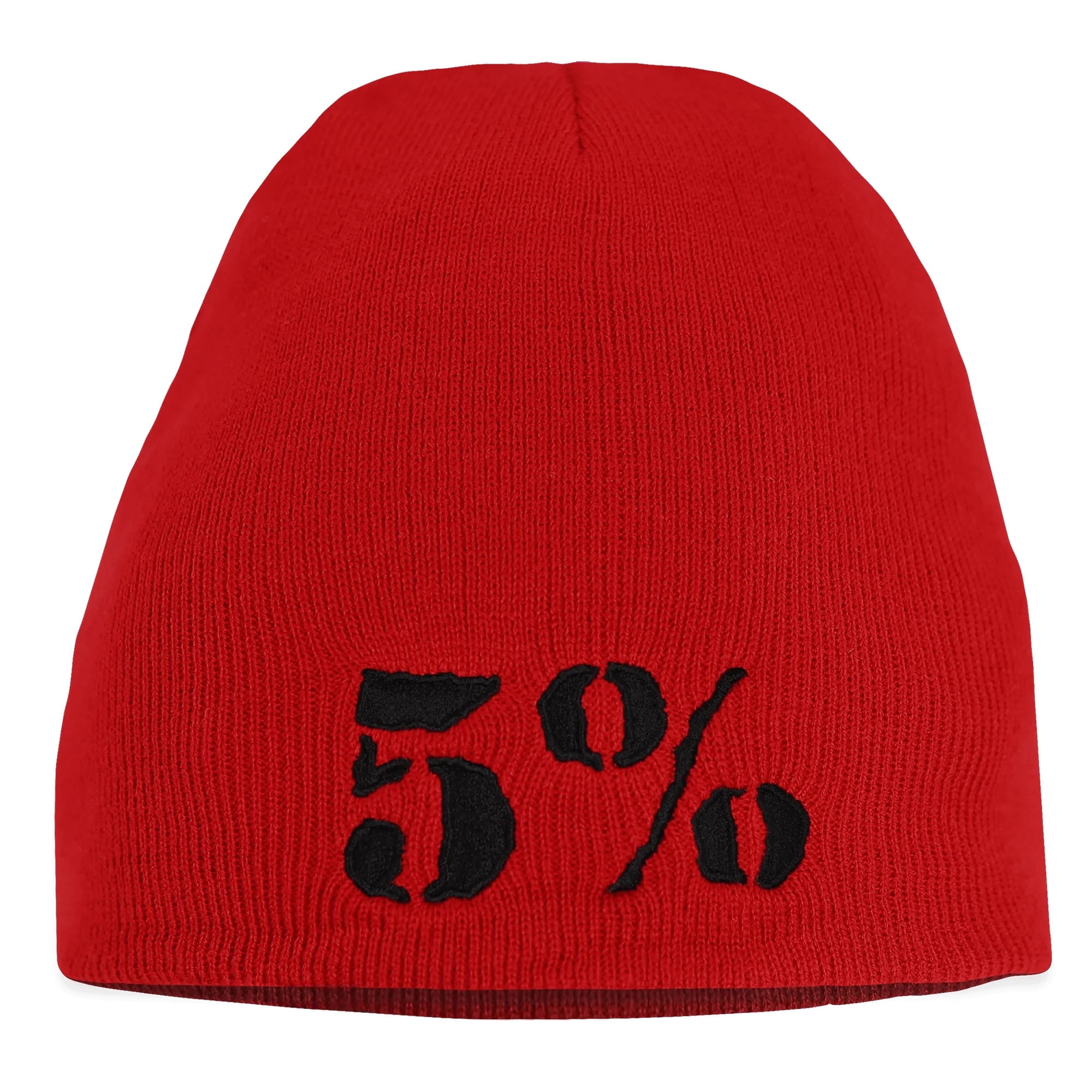 5% Nutrition Rich Piana Black Beanie, Skull Cap for Men, Ultra Soft ...