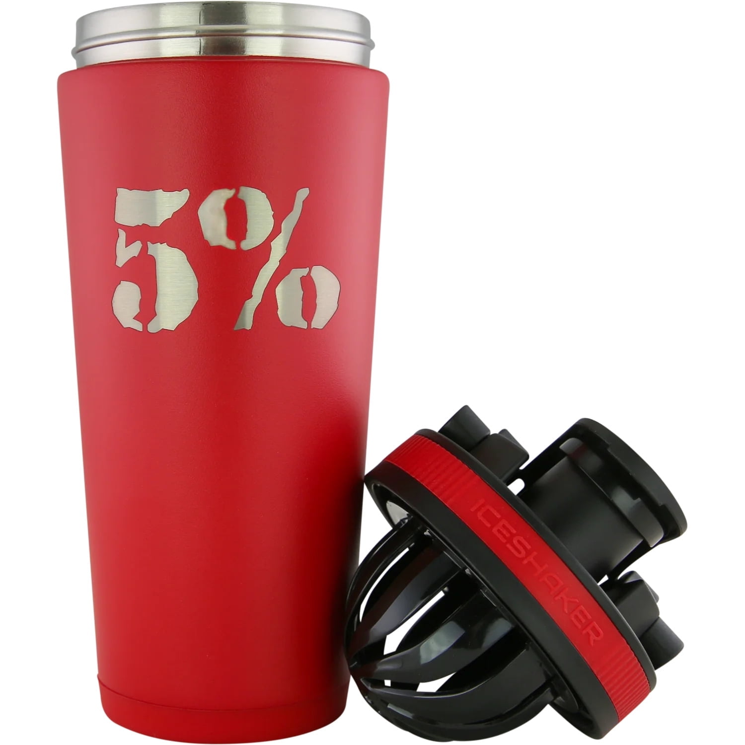 5% Nutrition Rich Piana Ice Shaker w/Embossed Logo | Vacuum Insulated ...