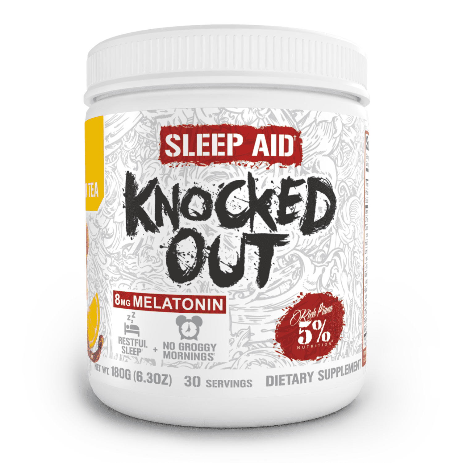 5% Nutrition Rich Piana Knocked Out Natural Sleep Aid | Post-Workout ...