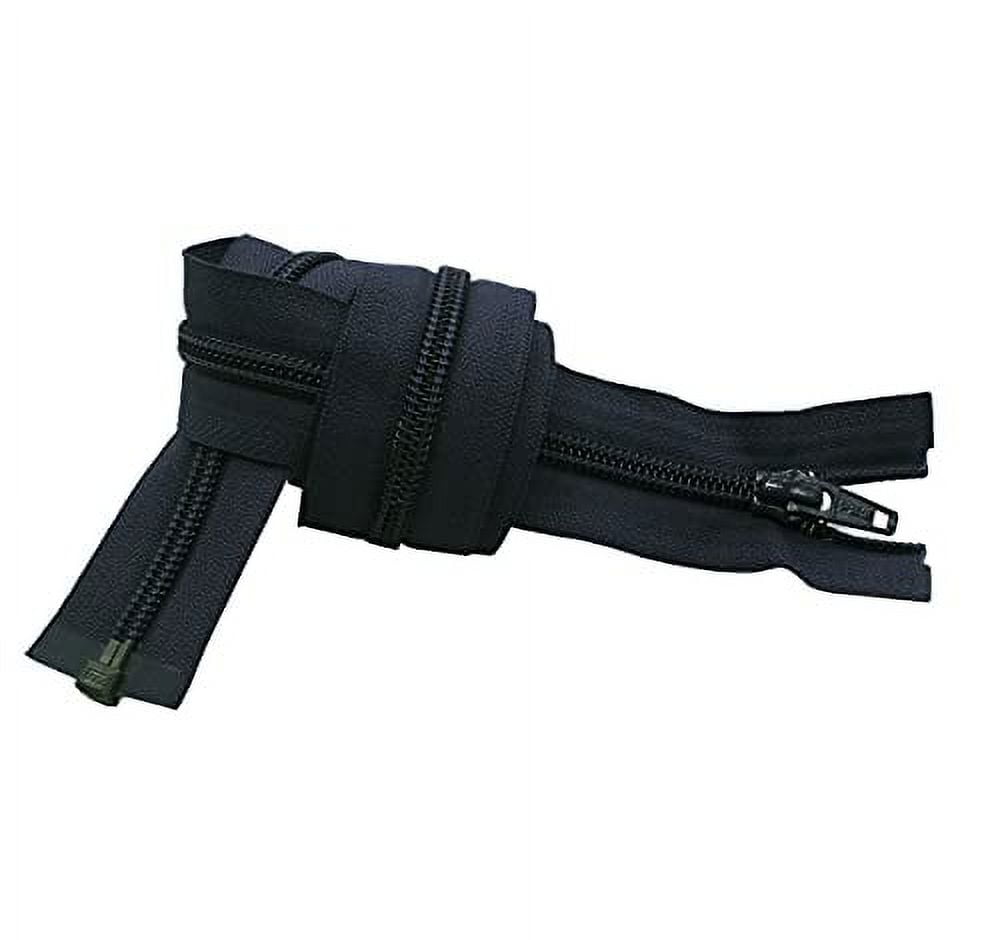 #5 Nylon Coil Navy YKK Jacket Separating Medium Weight Zipper - Choose ...