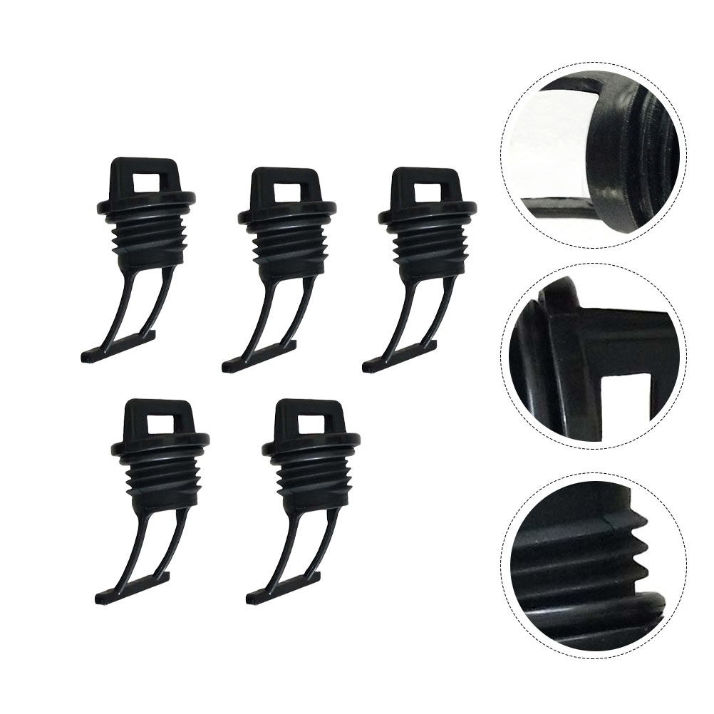 WHAMVOX 5 Pcs Universal Kayak Scupper Plug Nylon Drain Hole Stoppers ...