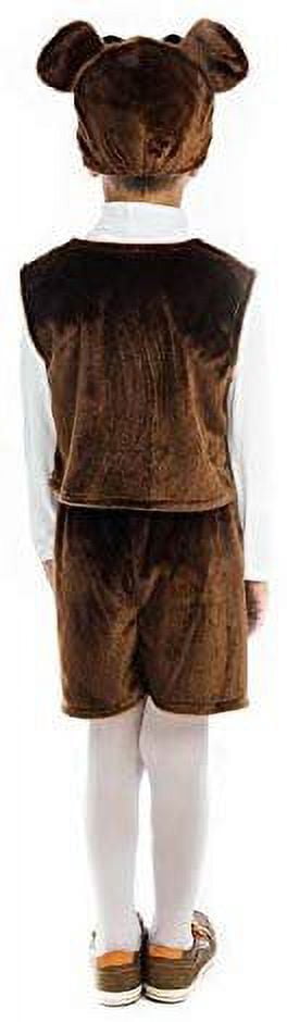5 OReet Plush Brown Bear Costume for Boys & Girls - Walmart.com
