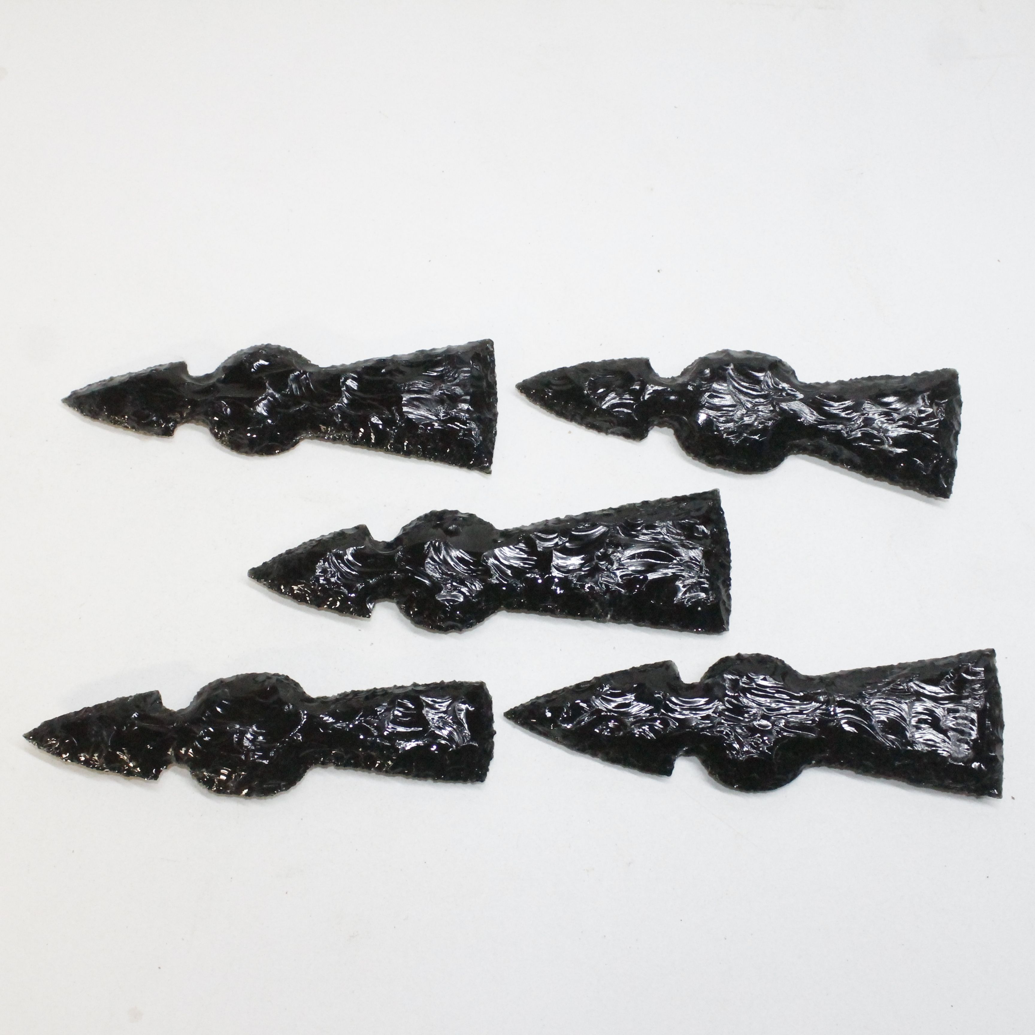 5 Obsidian Ornamental Tomahawk Heads #231N Ax Axe Hatchet - Walmart.com