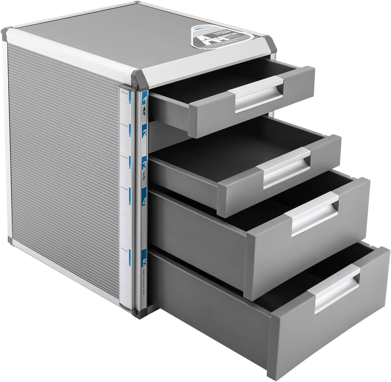 5 Office Lateral File Cabinets - Metal Lateral File Cabinet with Lock ...