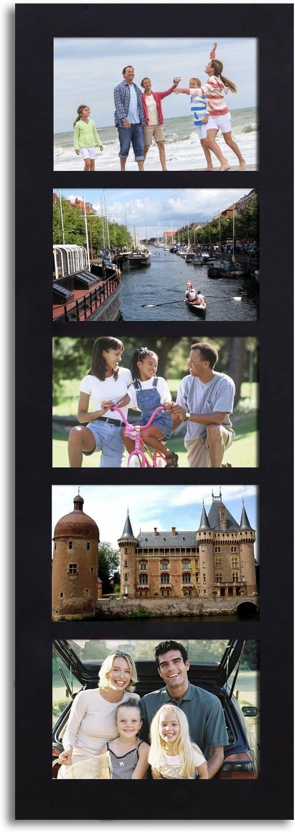 5 Openings 4 By 6 Inch Decorative Collage Picture Photo Frame for Wall ...