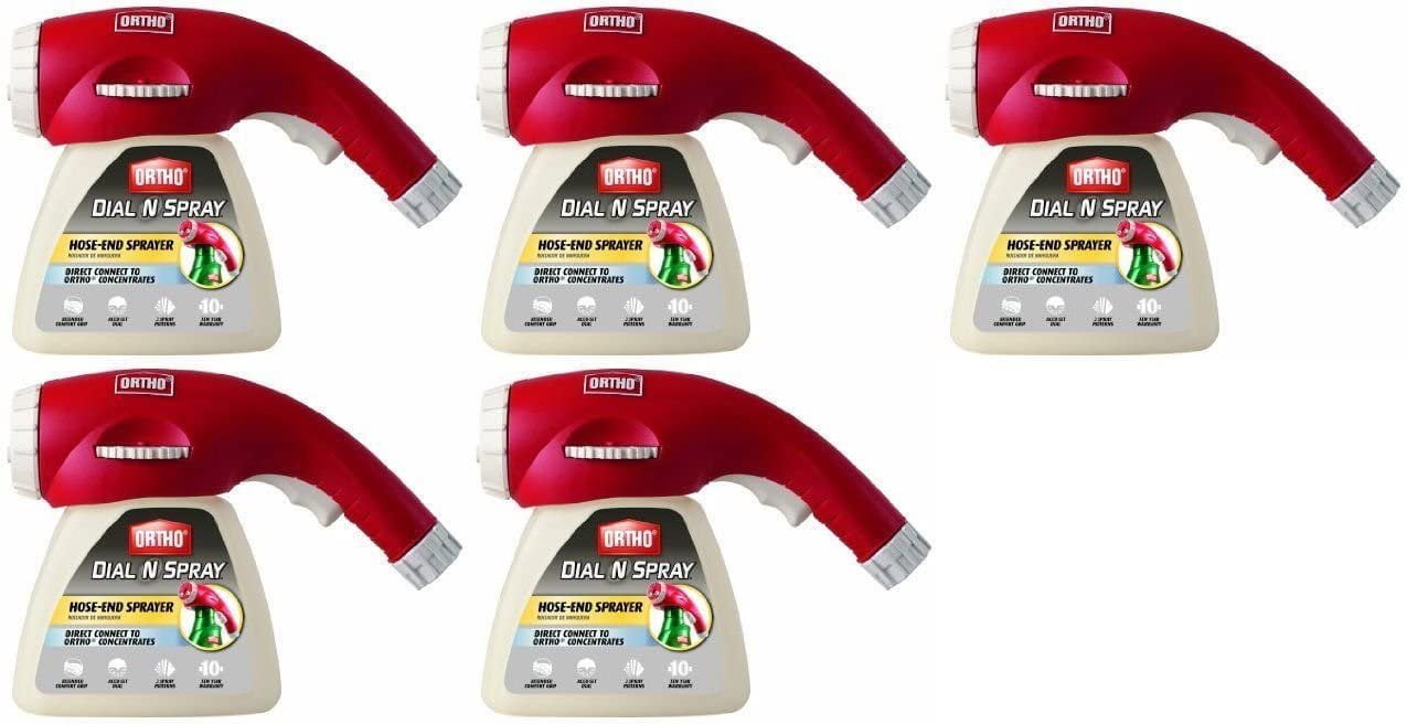 5 Ortho 0841010 Dial N Spray Hose End Sprayer Extended Grip 14 Settings ...