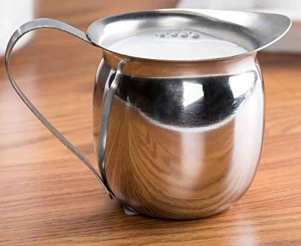 5-Ounce Stainless Steel Bell Creamer, 150ML Milk Frothing Pitcher ...