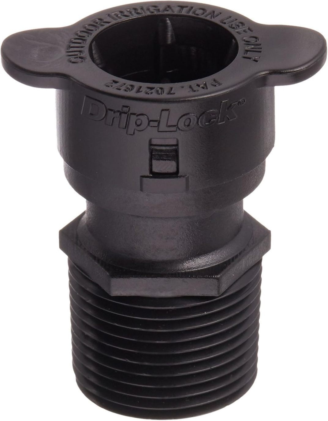 5-PACK HXSP 67493 3/4" MPT x 1/2" Drip Irrigation Drip-Lock Adapter ...