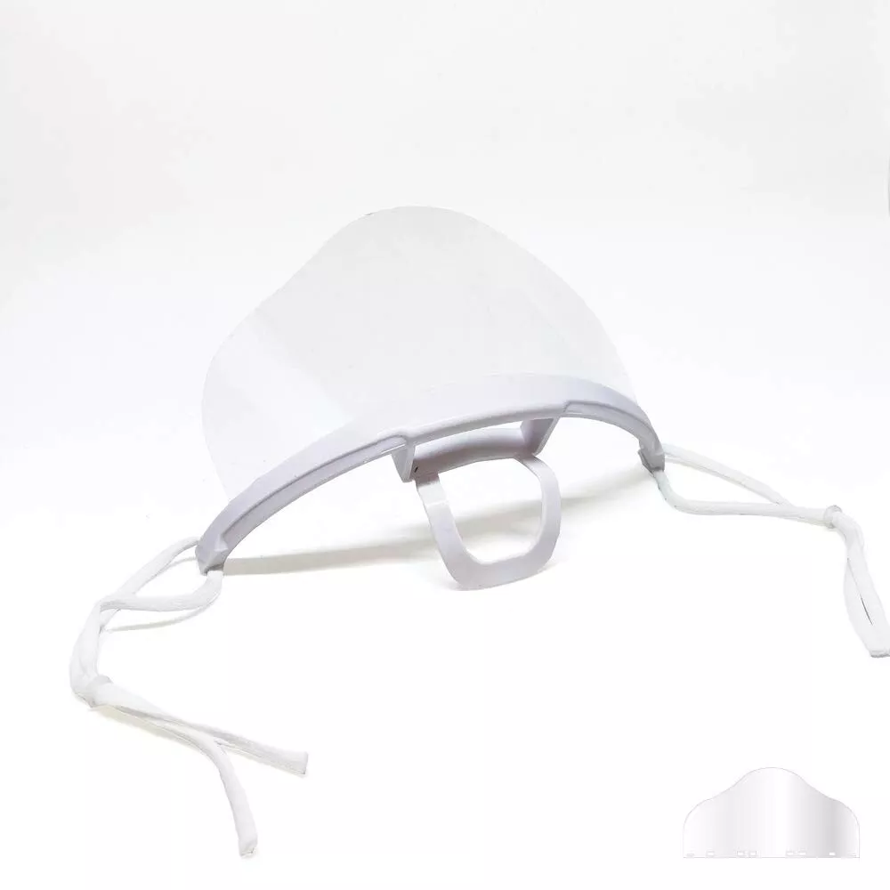 5-PACKS Face Shield Completely Transparent Spit Guard Mouth Shield Anti ...