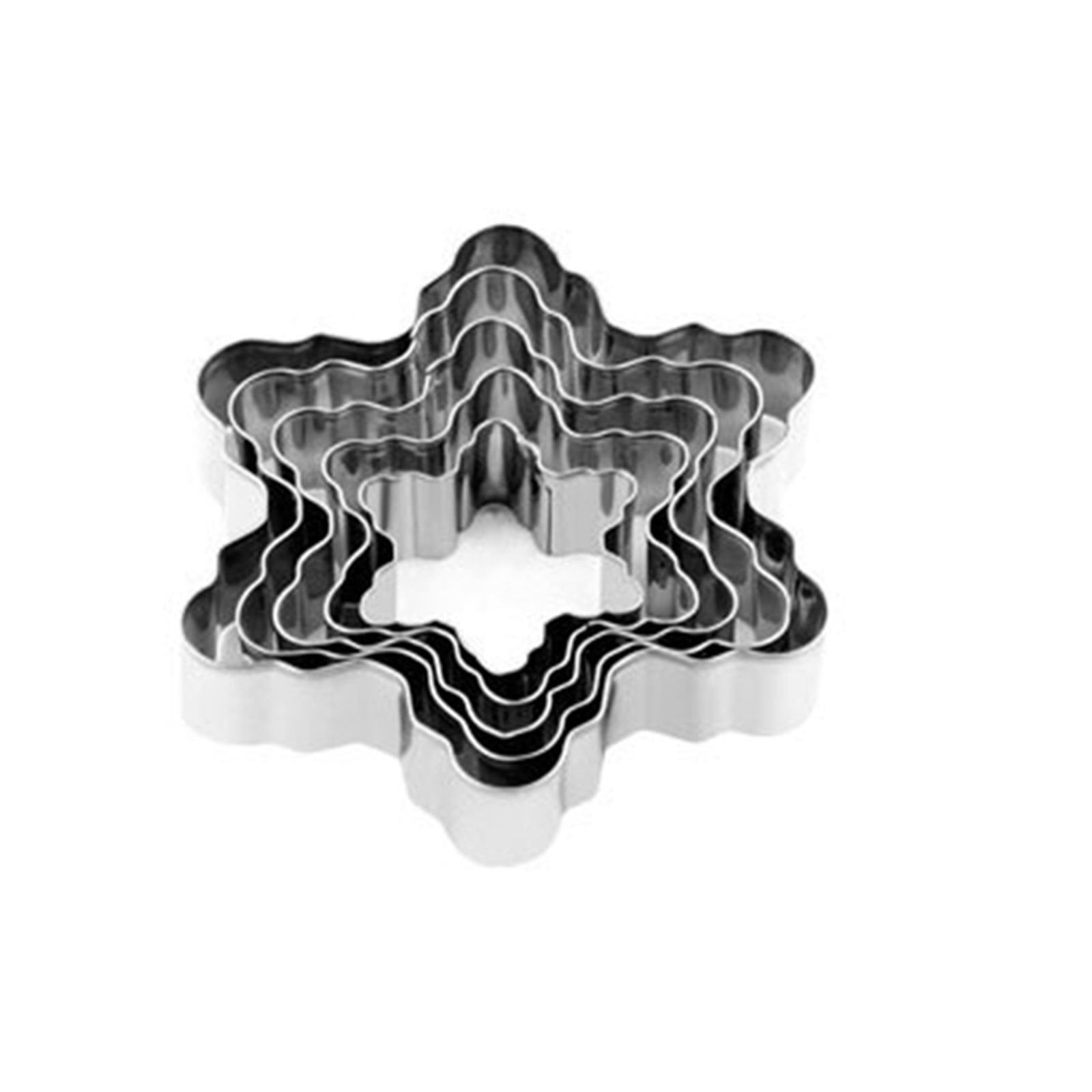 5 PC, Plaque Cookie Cutters, Stainless Steel Sandwiches Cutters Biscuit ...