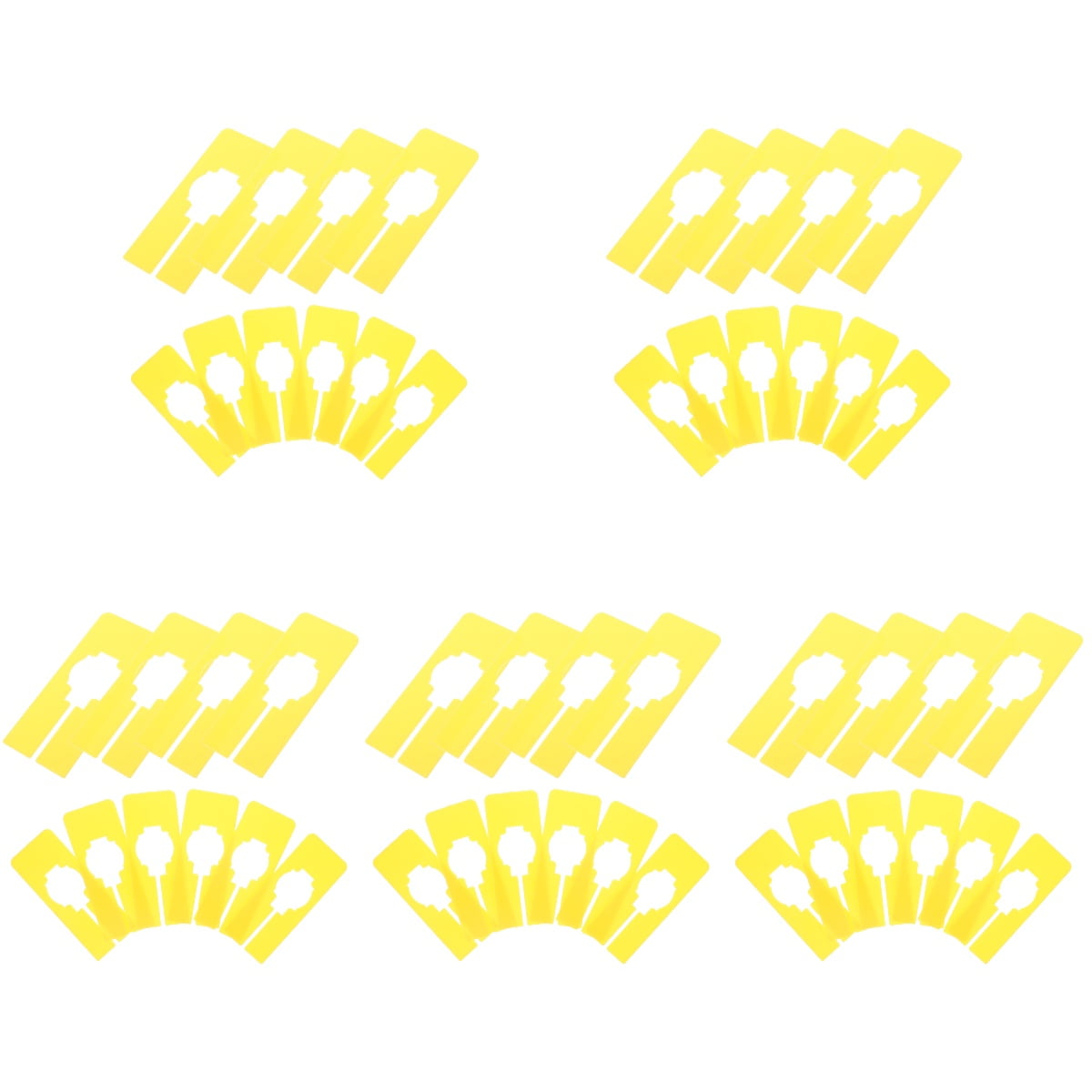 Set of 5 Bag Dividers for Clothes Closet, Rack Tags for Baby and Child ...