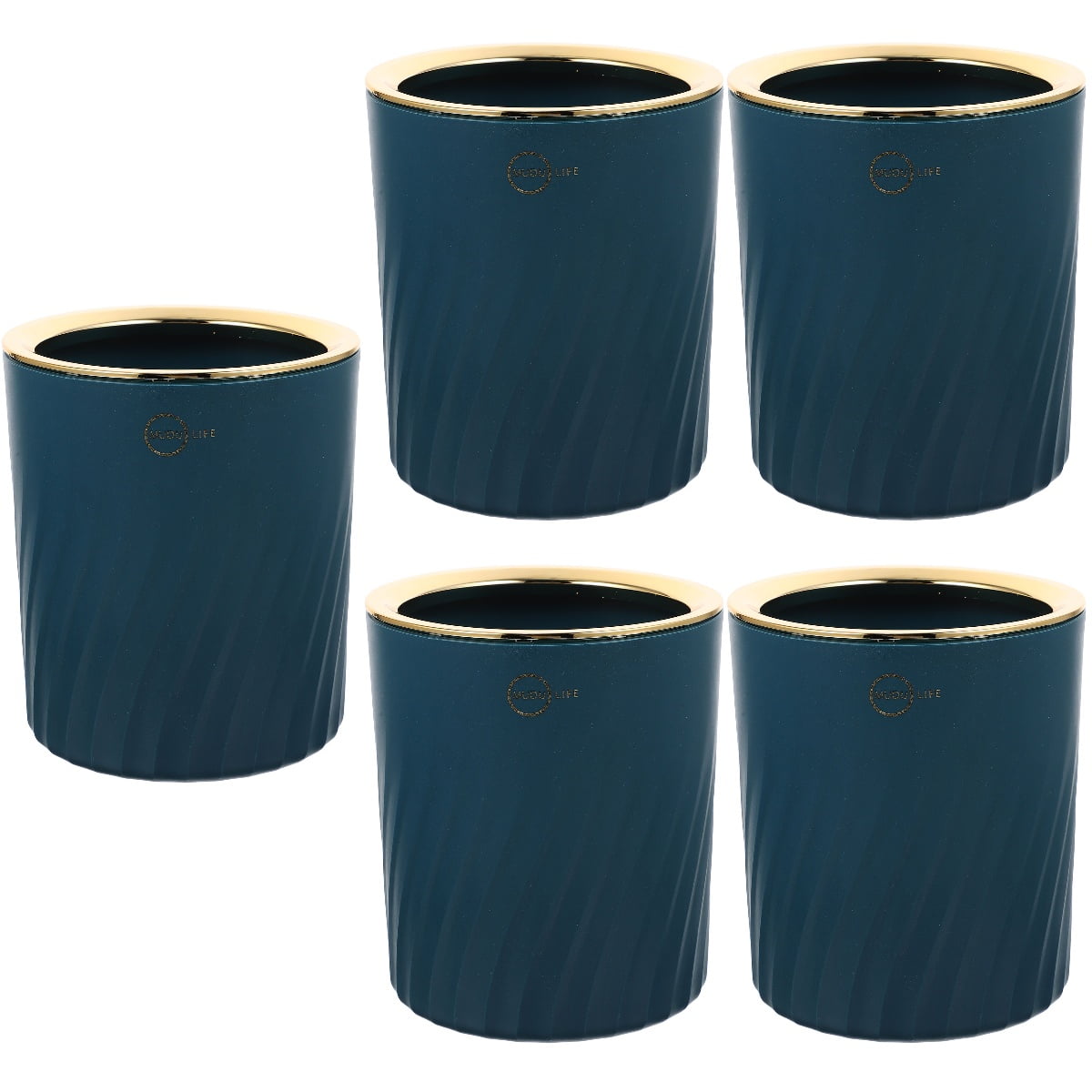 5 PCS Bedside Rubbish Bin Garbage Can Wall Trash Bathroom Paper Mini ...