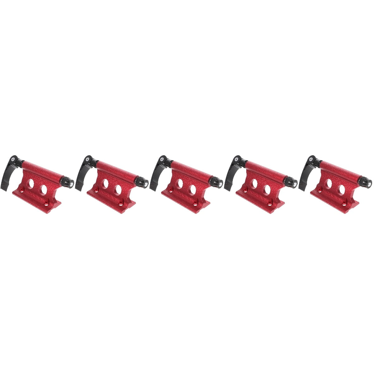 5 PCS Bicycle Clamp Bike Rack for Front Carrier Bicycles Red - Walmart.com