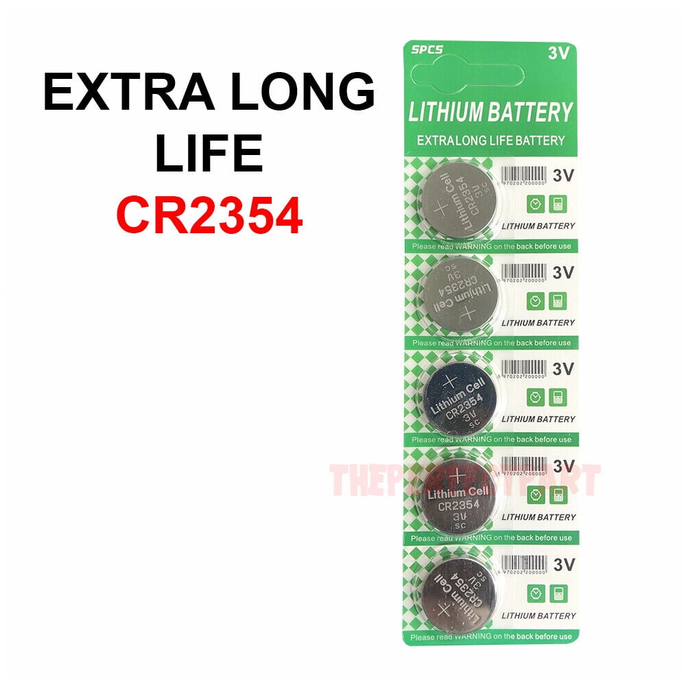 5 PCS CR2354 Lithium Battery 3V Button Cell Computer Portable Devices ...