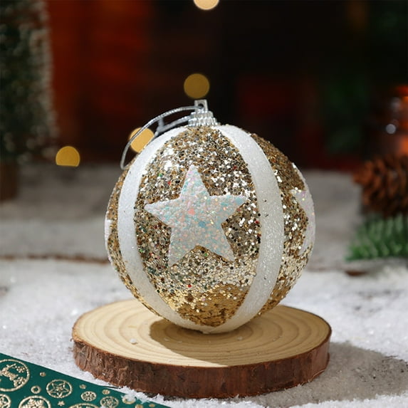 5 PCS Christmas Tree Decorations Christmas Ball Ornaments,Shatterproof ...
