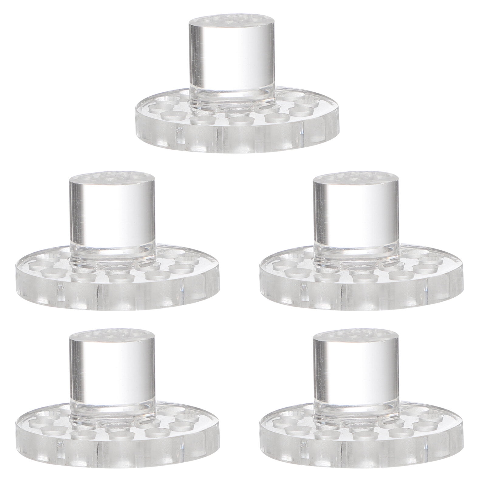 5 PCS Coral Button Bracket Acrylic Coralline Plug Secure Holder Rock ...