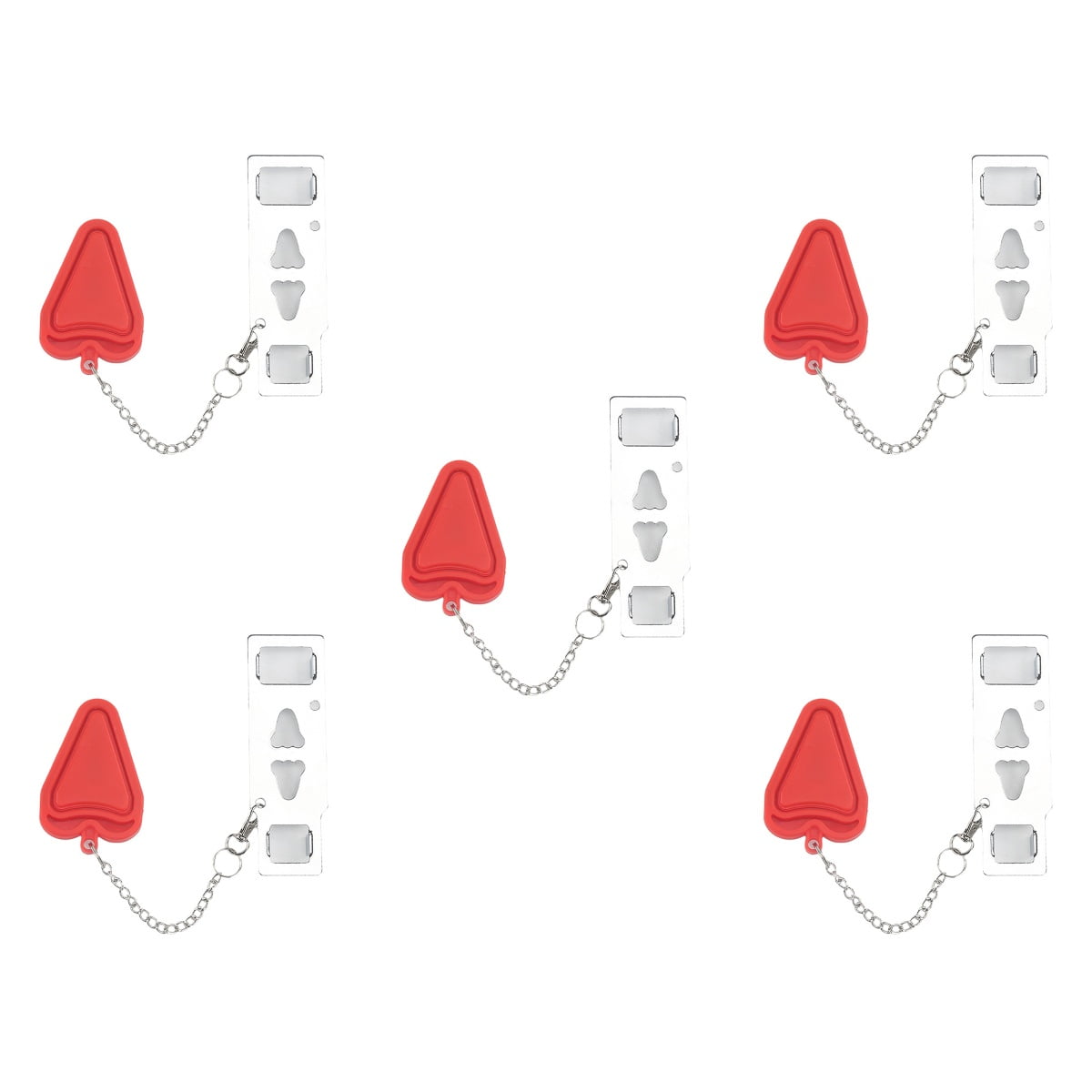 5 PCS Door Guard Lock Safety Bolt for Internal Toddler Red - Walmart.com