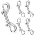 5 PCS Double Ended Bolt Snap Hook, 3.5 Inch Zinc Alloy Hook Metal Clips ...