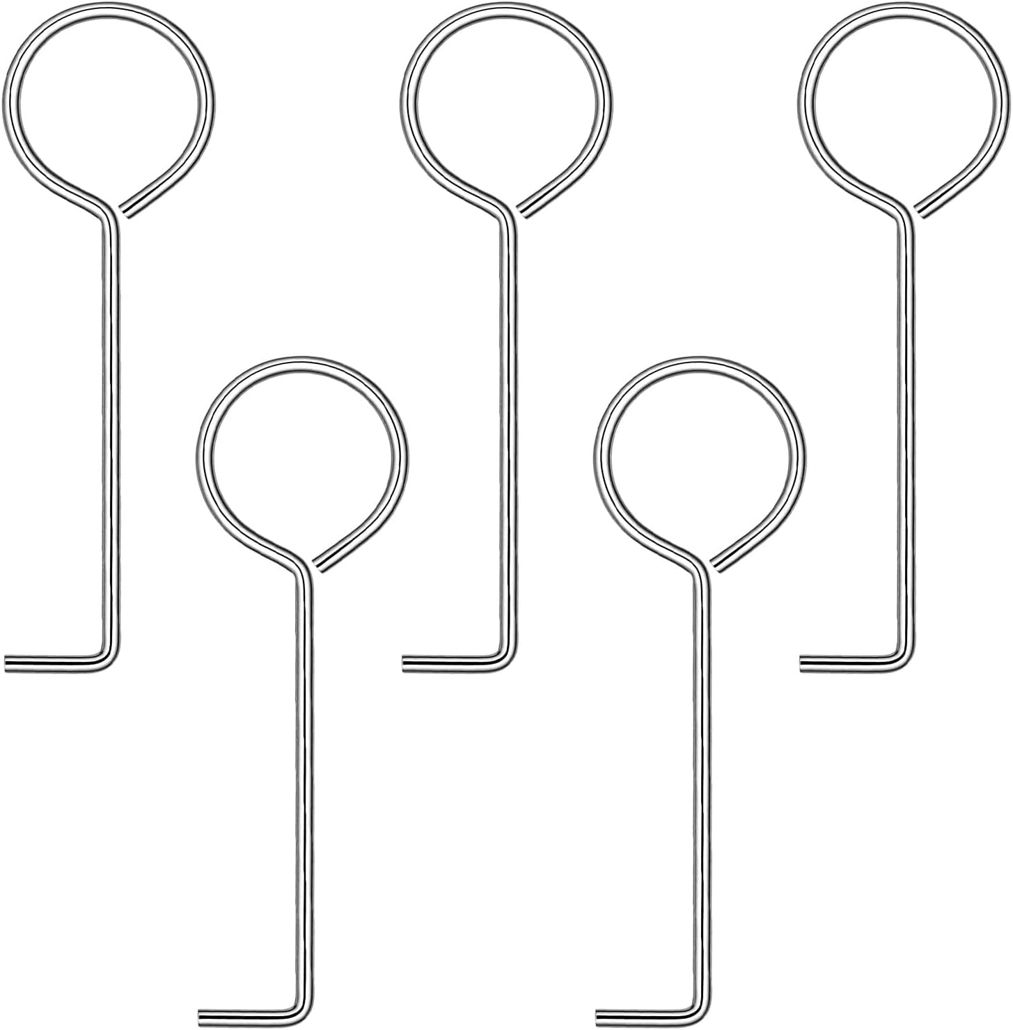 5 PCS Drain Key Lifting Hooks, Stainless Steel Drain Grate Puller ...