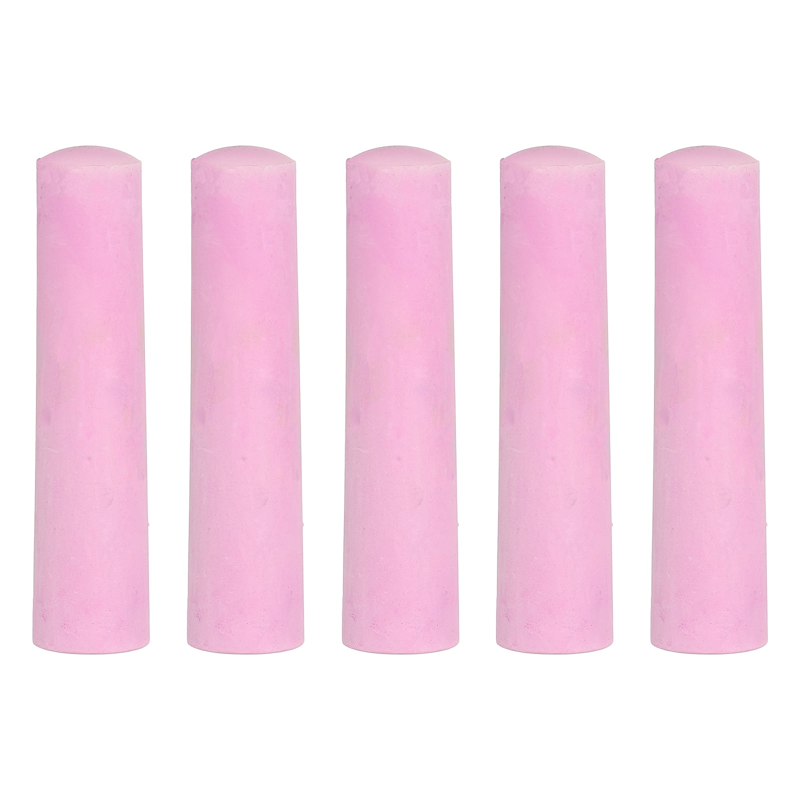 5 PCS Dustless Chalk, Rose Red Sidewalk Chalk Large Solid Huge Washable ...