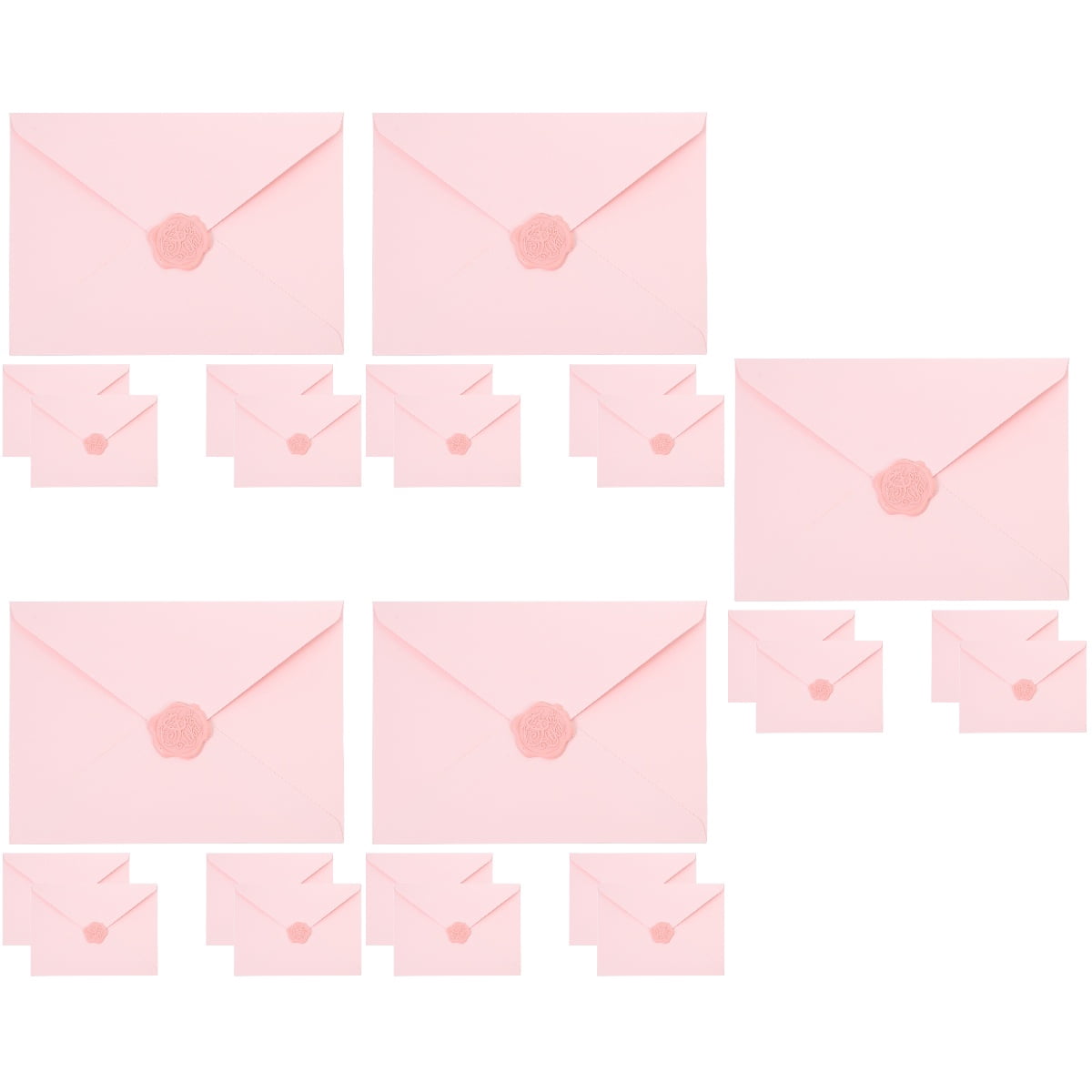 5 PCS Envelopes for Blessing Cards Letter Pink Paper Engagement and ...