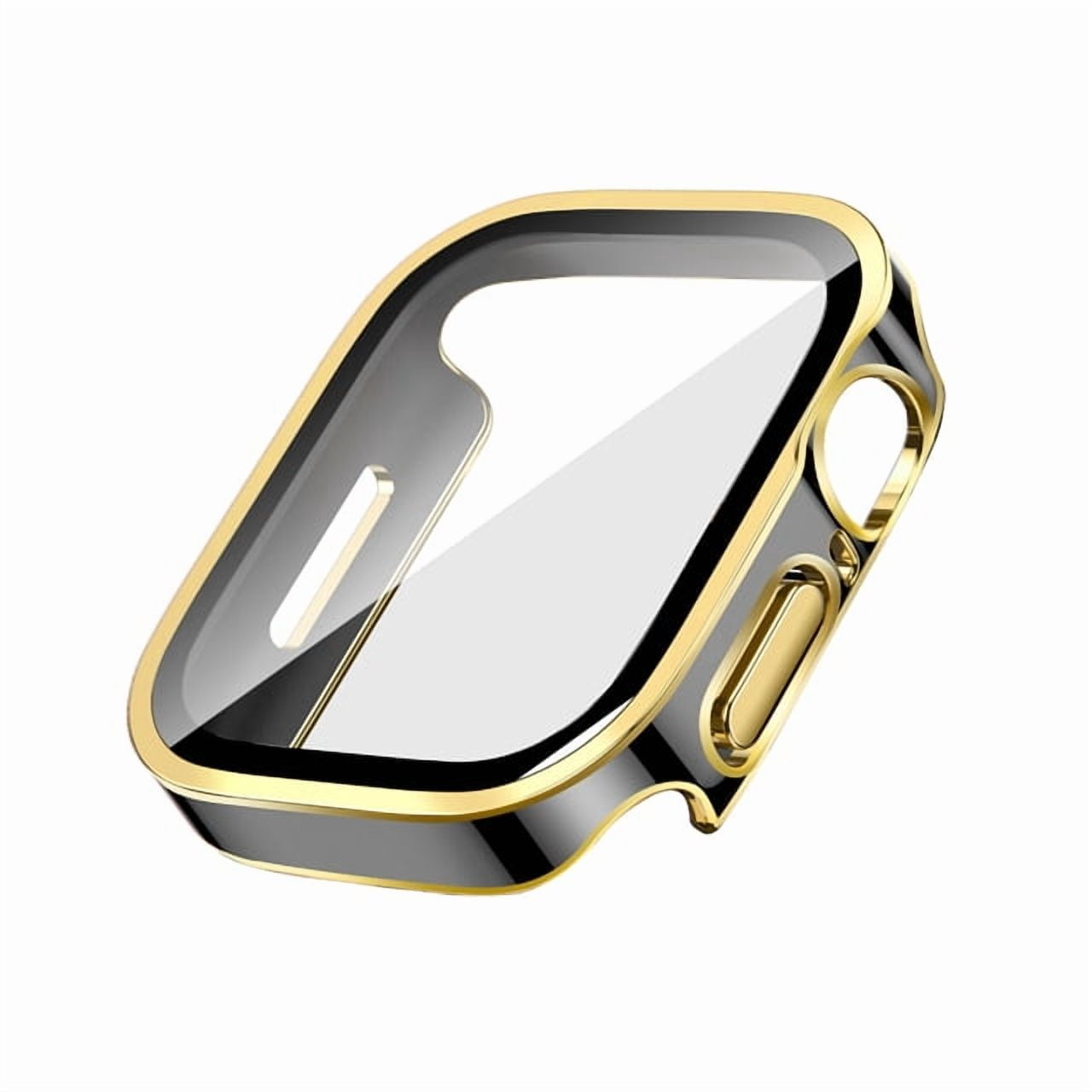 5 PCS Glass Case compatible with Apple Watch 42 46mm 45mm 41 49 44mm 40 ...