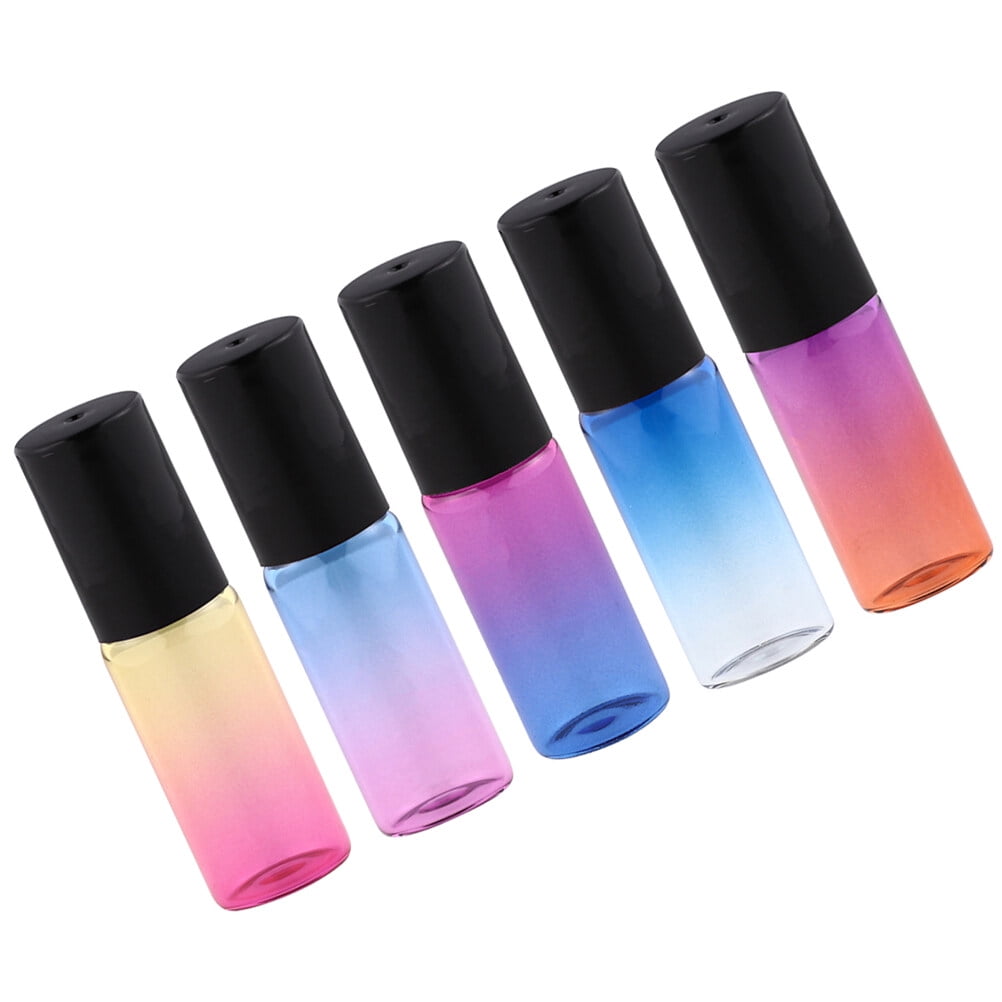 5 PCS Glass Roller Bottles Roll-on Bottles Mini Travel Bottles ...