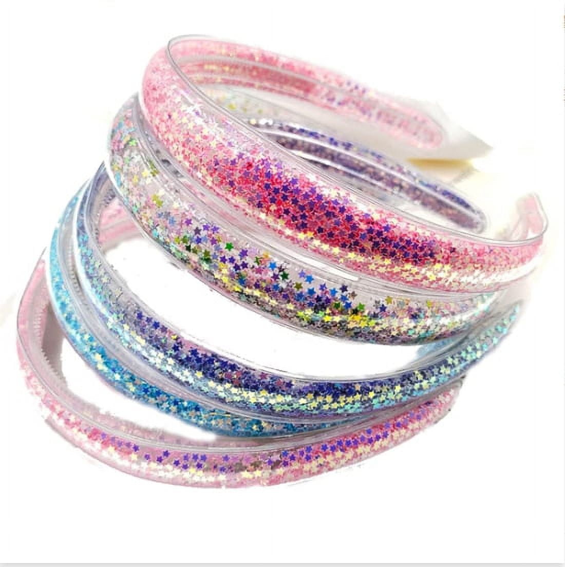 Glitter Kids Headbands for Ages Sparkly Head Bands for Girls Hair ...